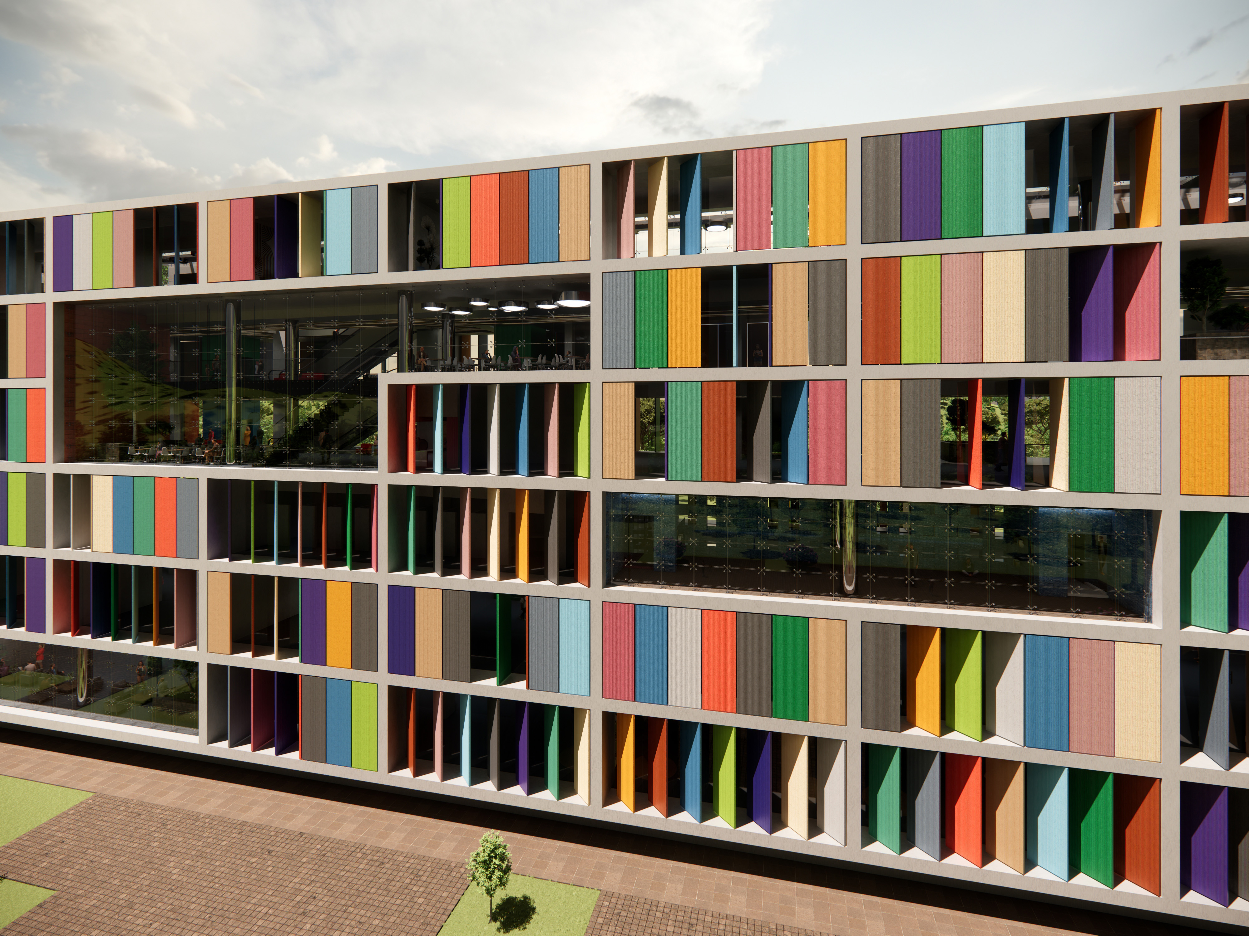 Construction Industry Trade Center by archoffice | architecture ...