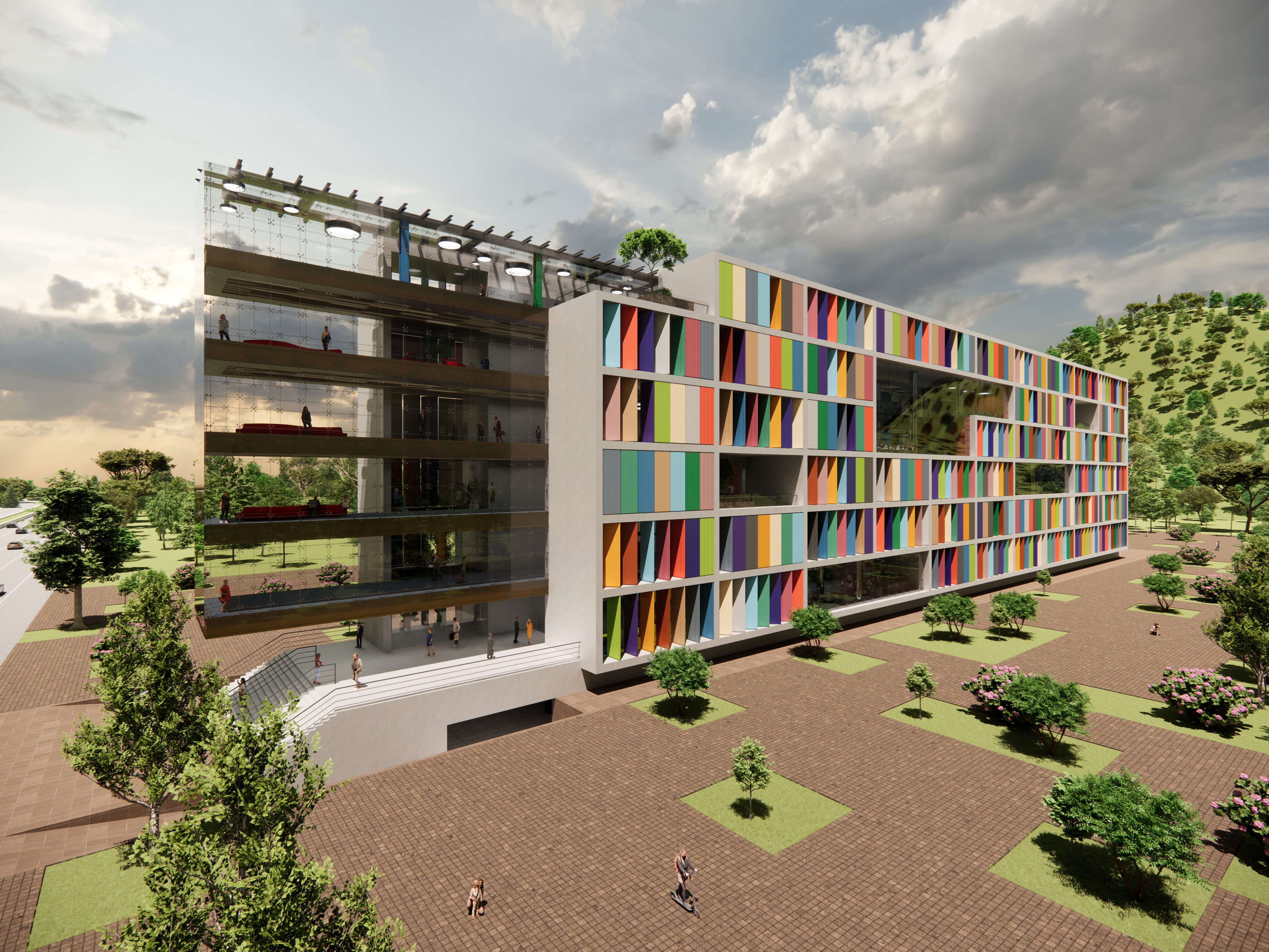 Construction Industry Trade Center by archoffice | architecture ...