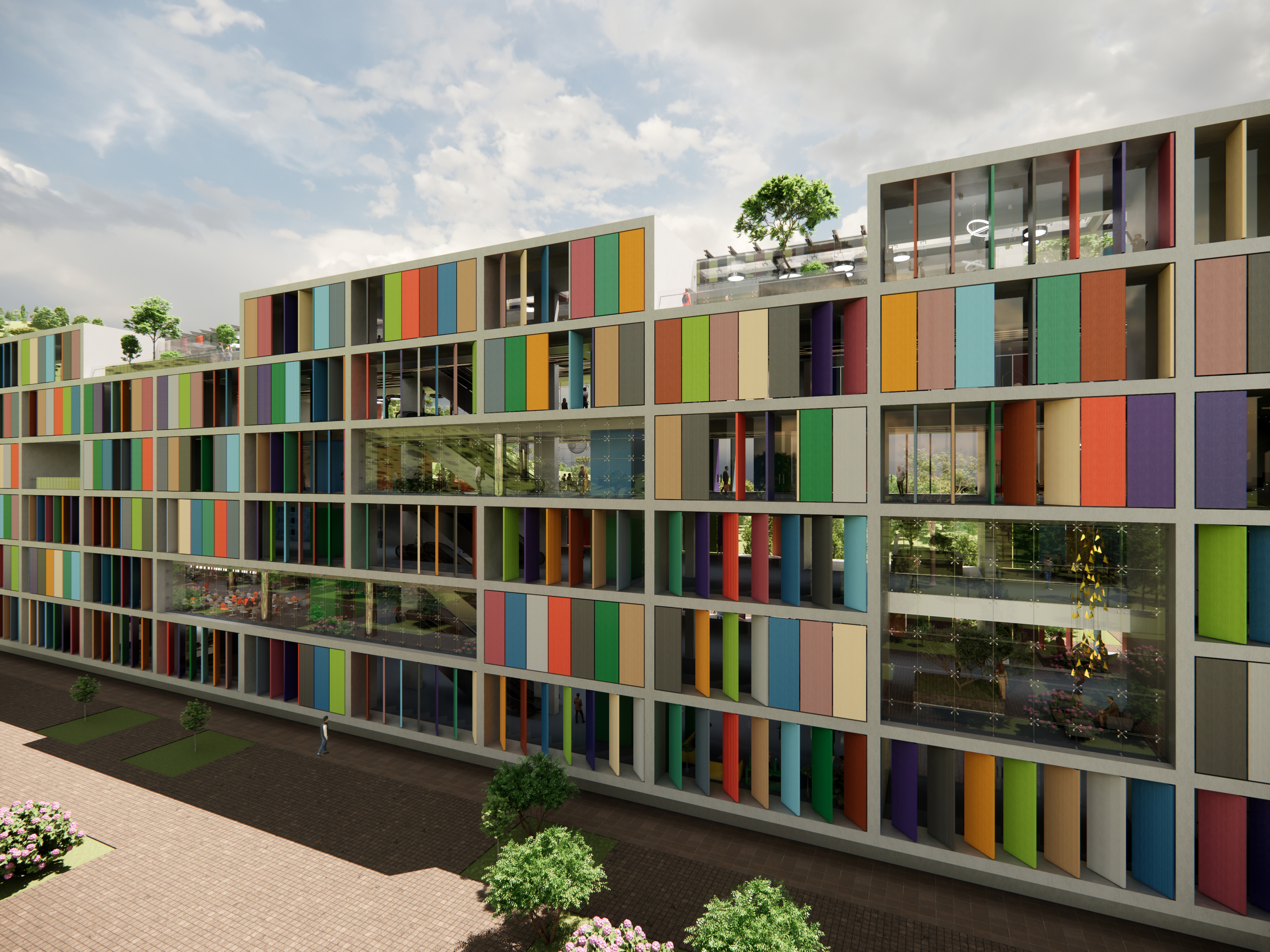 Construction Industry Trade Center by archoffice | architecture ...