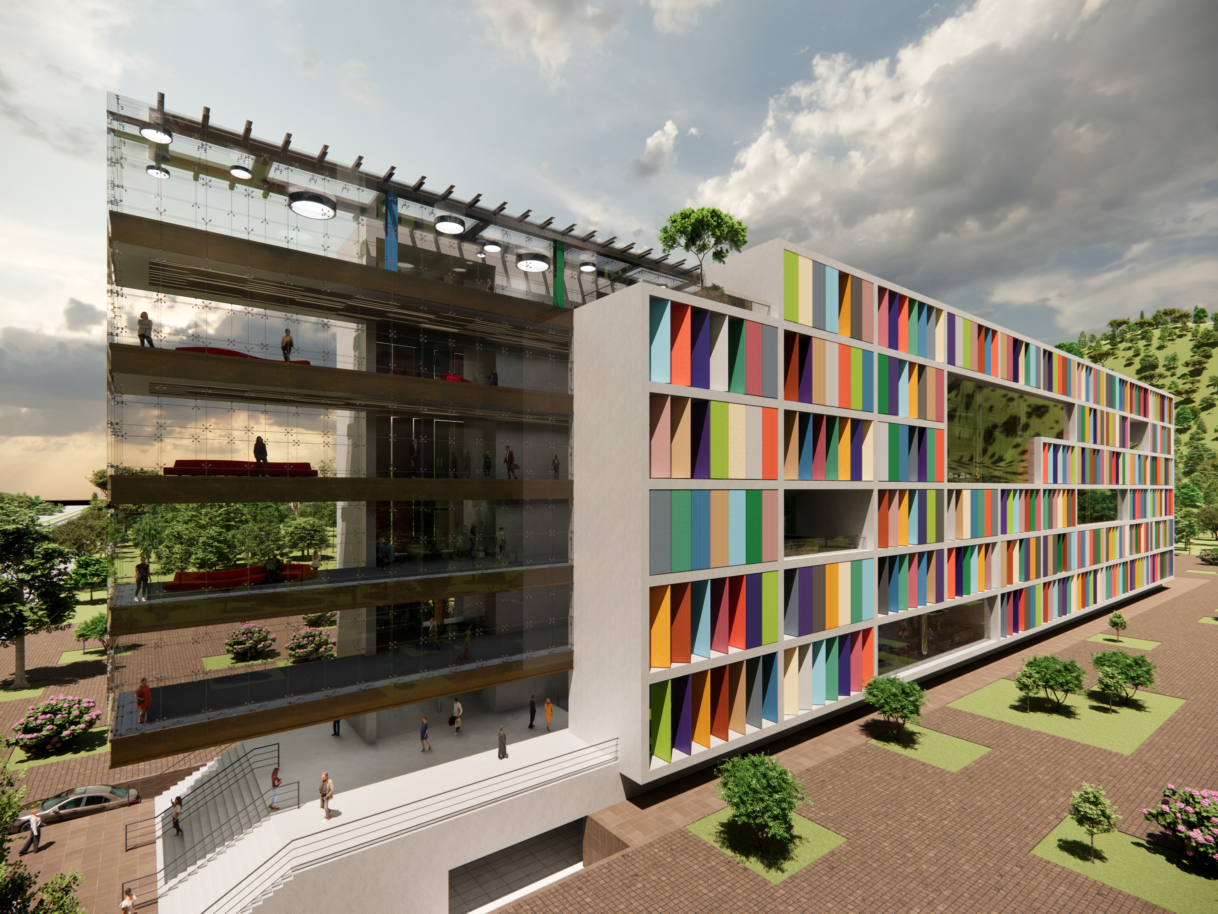 Construction Industry Trade Center by archoffice | architecture ...