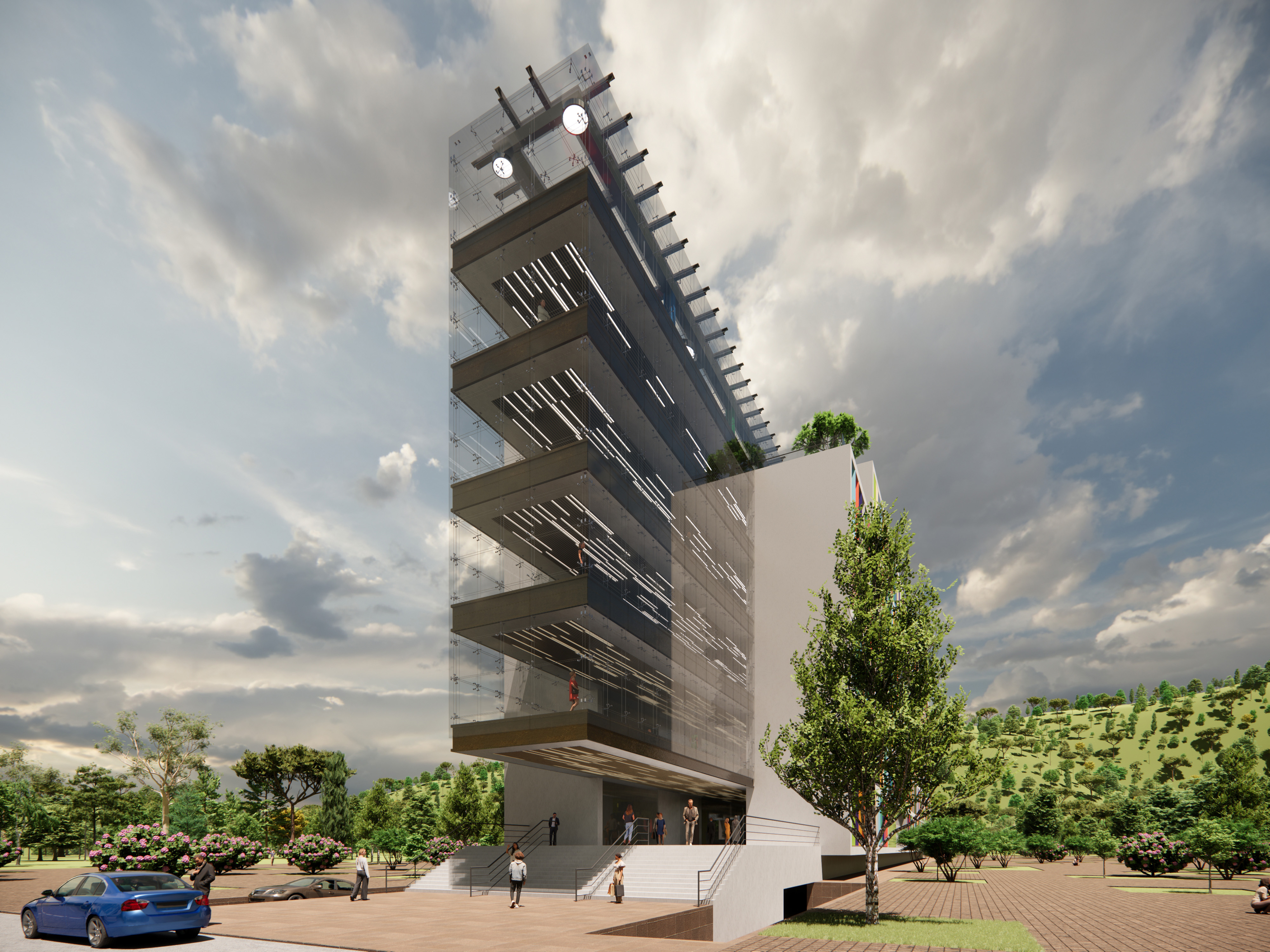 Construction Industry Trade Center by archoffice | architecture ...