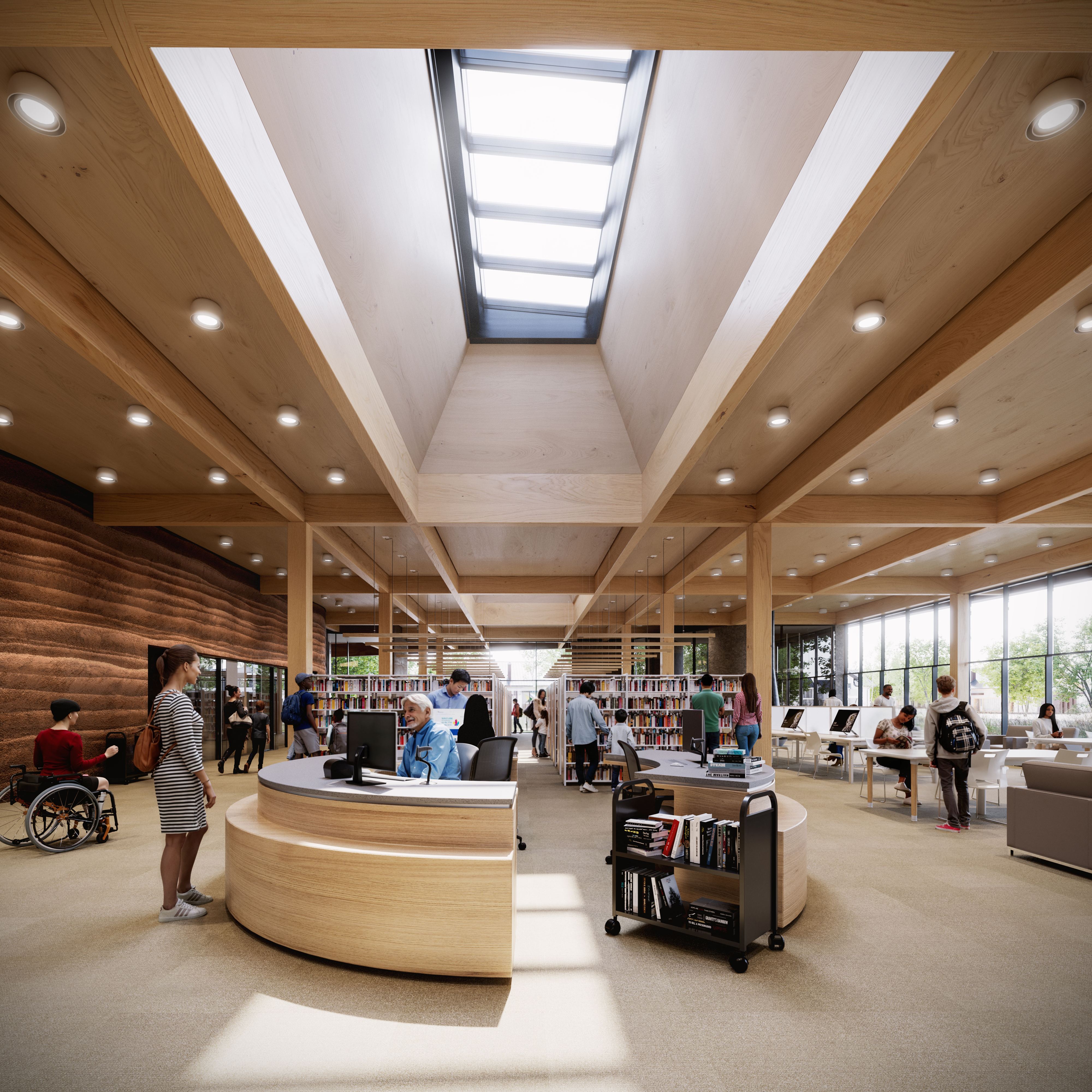 Riverbend Branch Public Library by Omar Gandhi Architects - Architizer