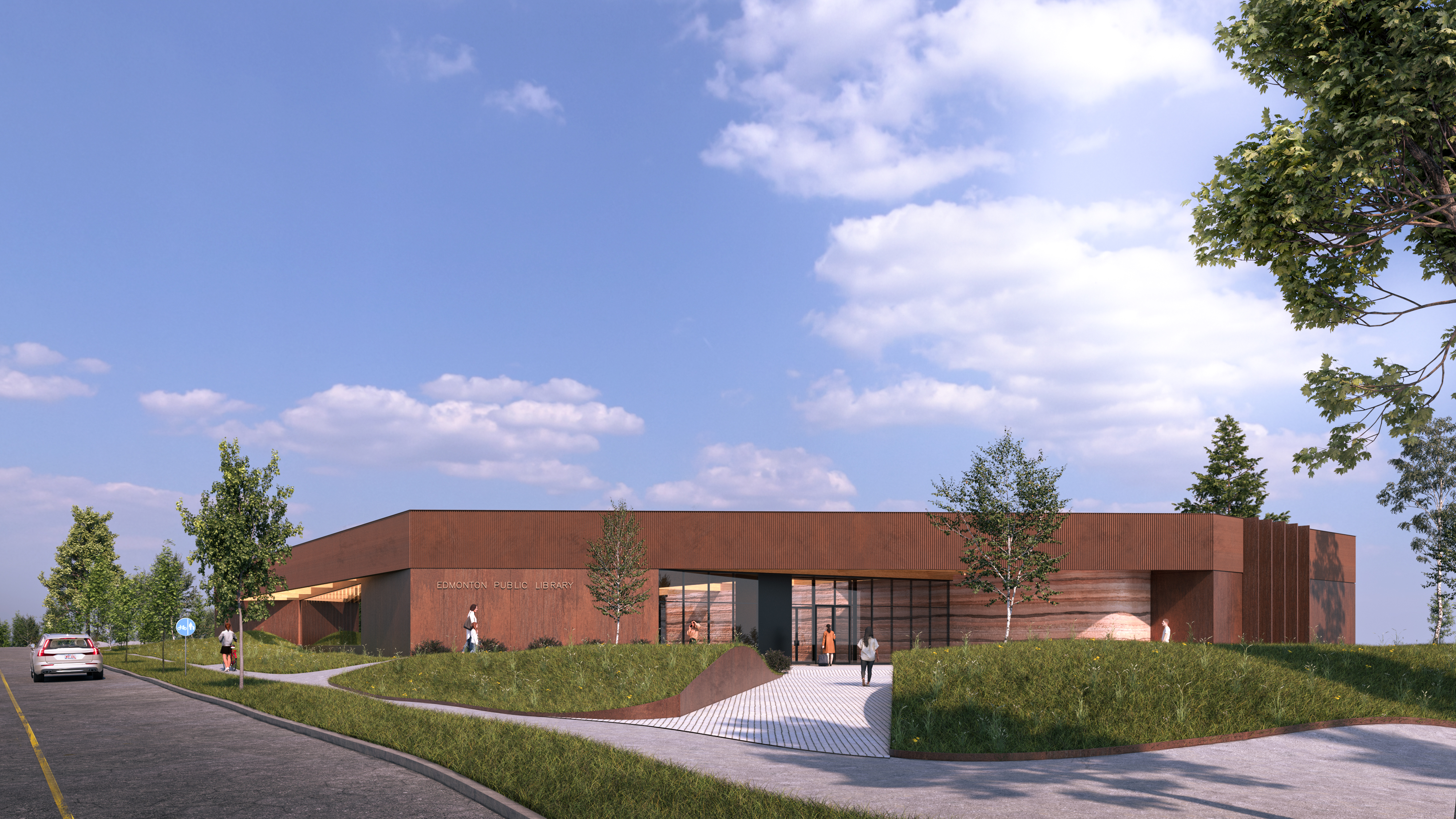 Riverbend Branch Public Library by Omar Gandhi Architects - Architizer