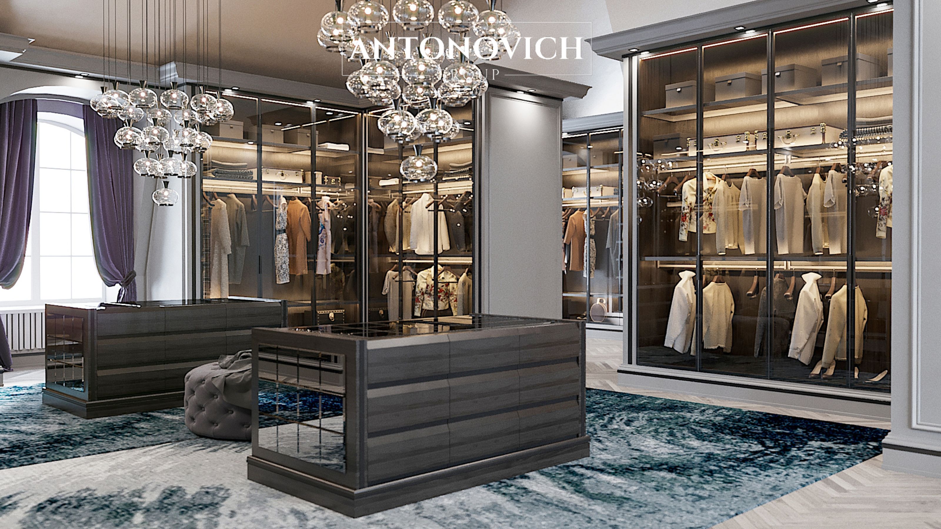 Spacious Dressing Room Interior Design and Joinery Expertise by LUXURY ...