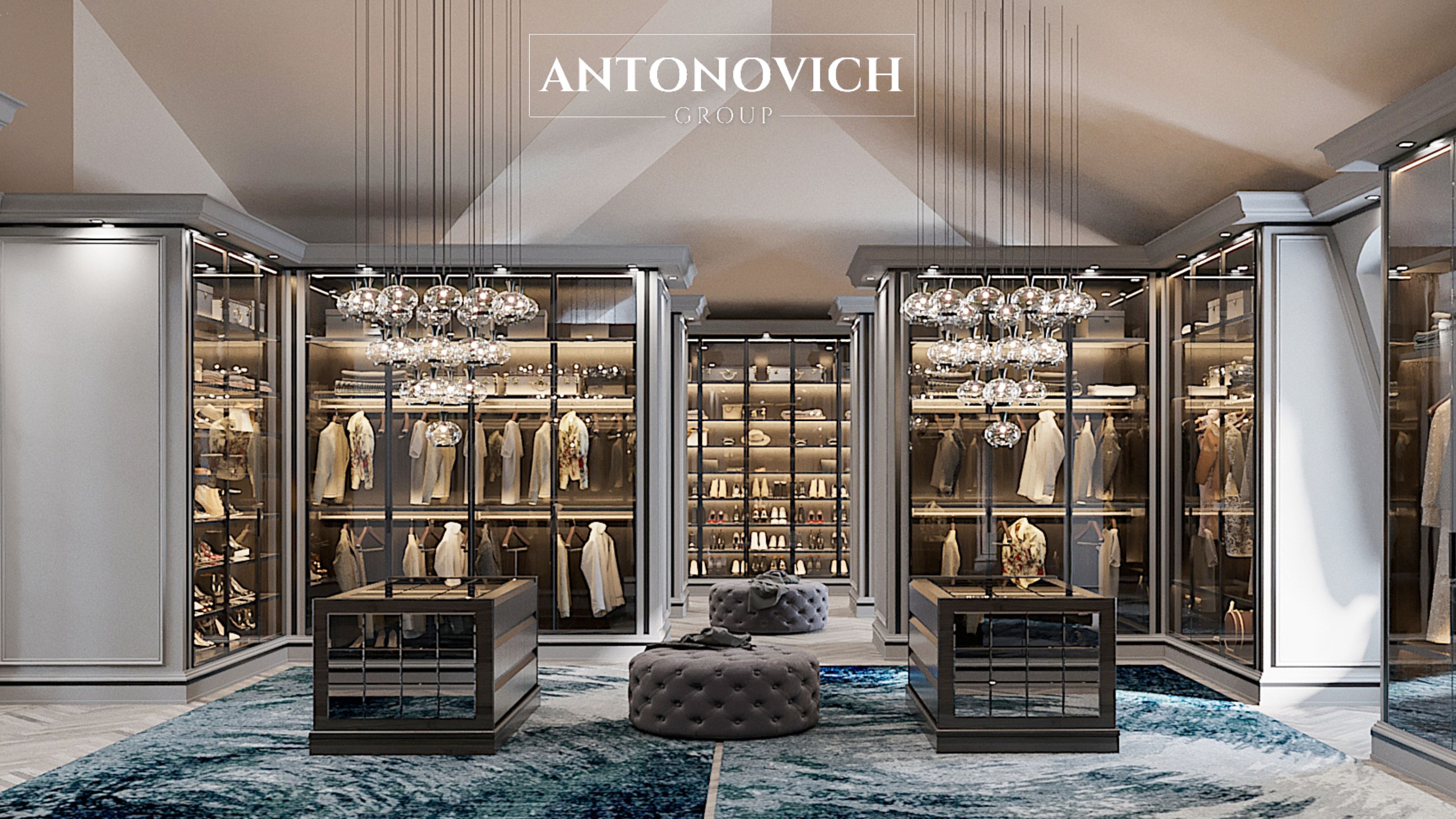 Spacious Dressing Room Interior Design and Joinery Expertise by LUXURY ...