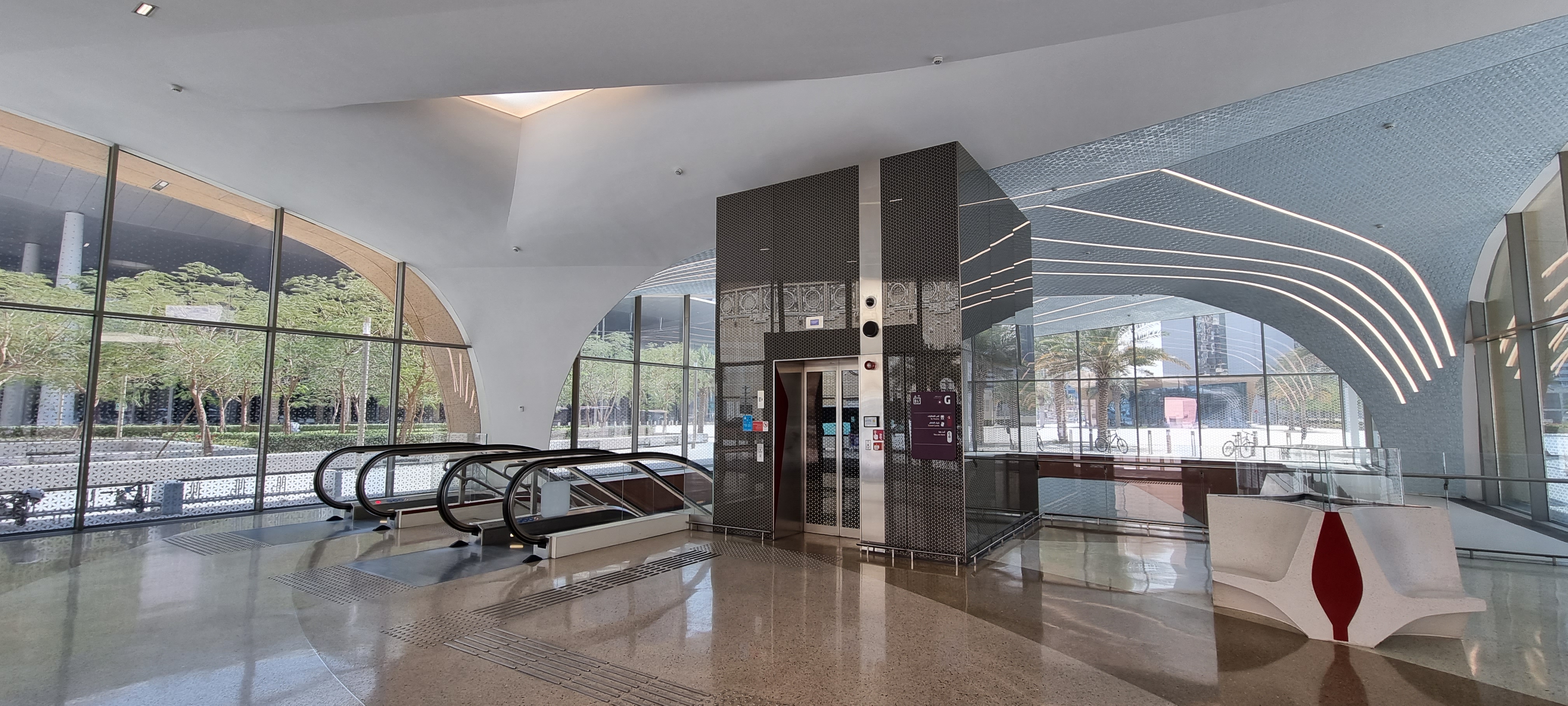 Doha Metro: Red Line North Stations by One Works - Architizer