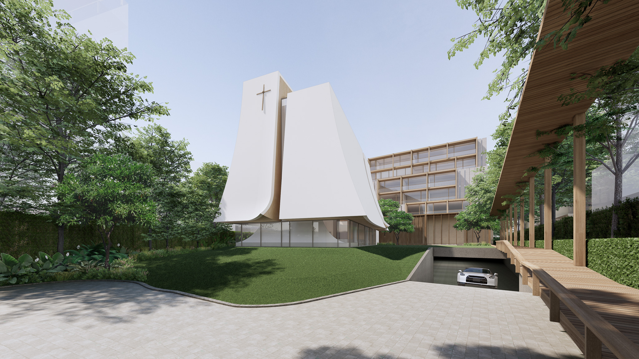 Ethereal Reflections Church by Openbox Architects and Openbox Group ...
