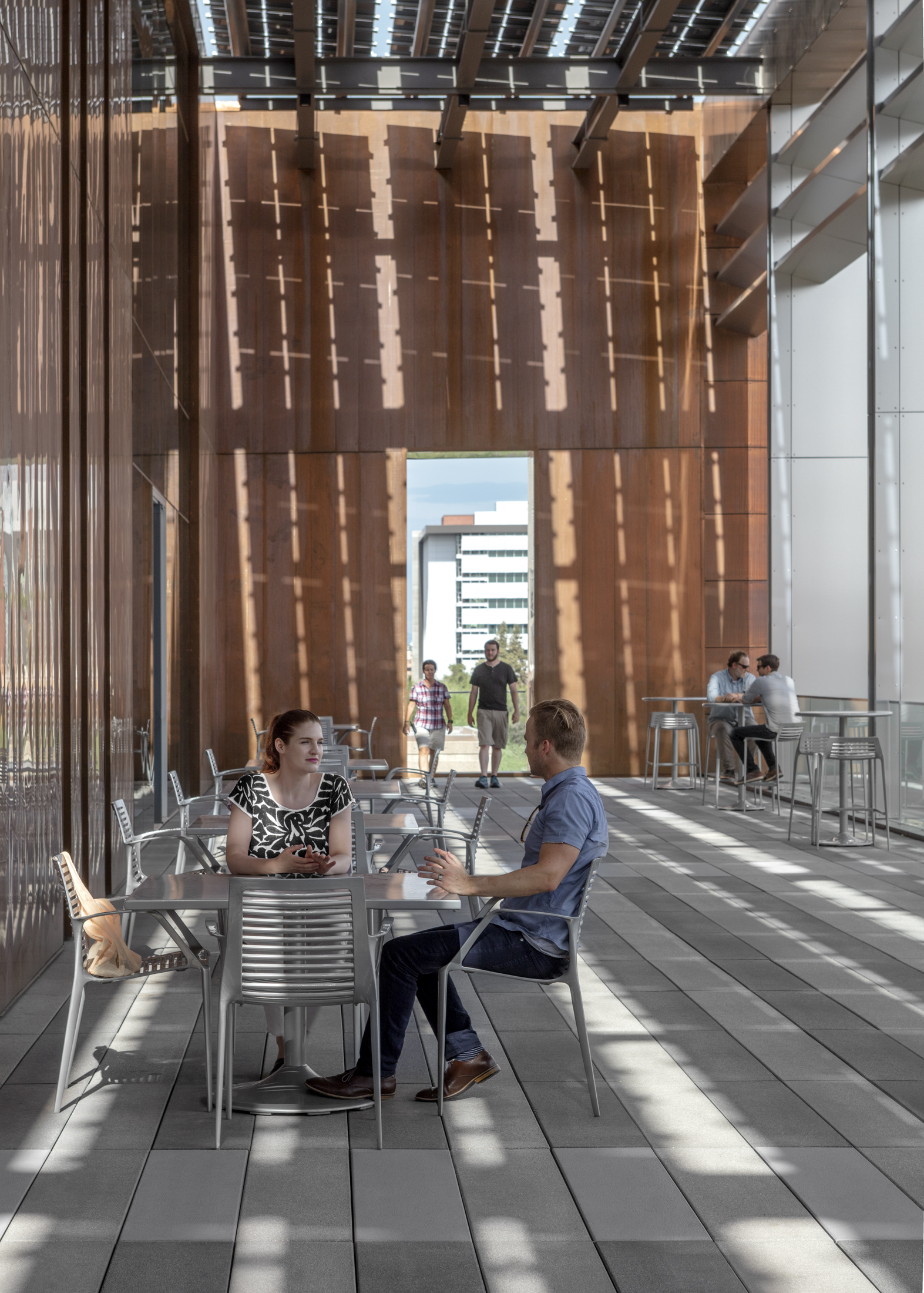 ASU Student Pavilion by Weddle Gilmore Architects - Architizer