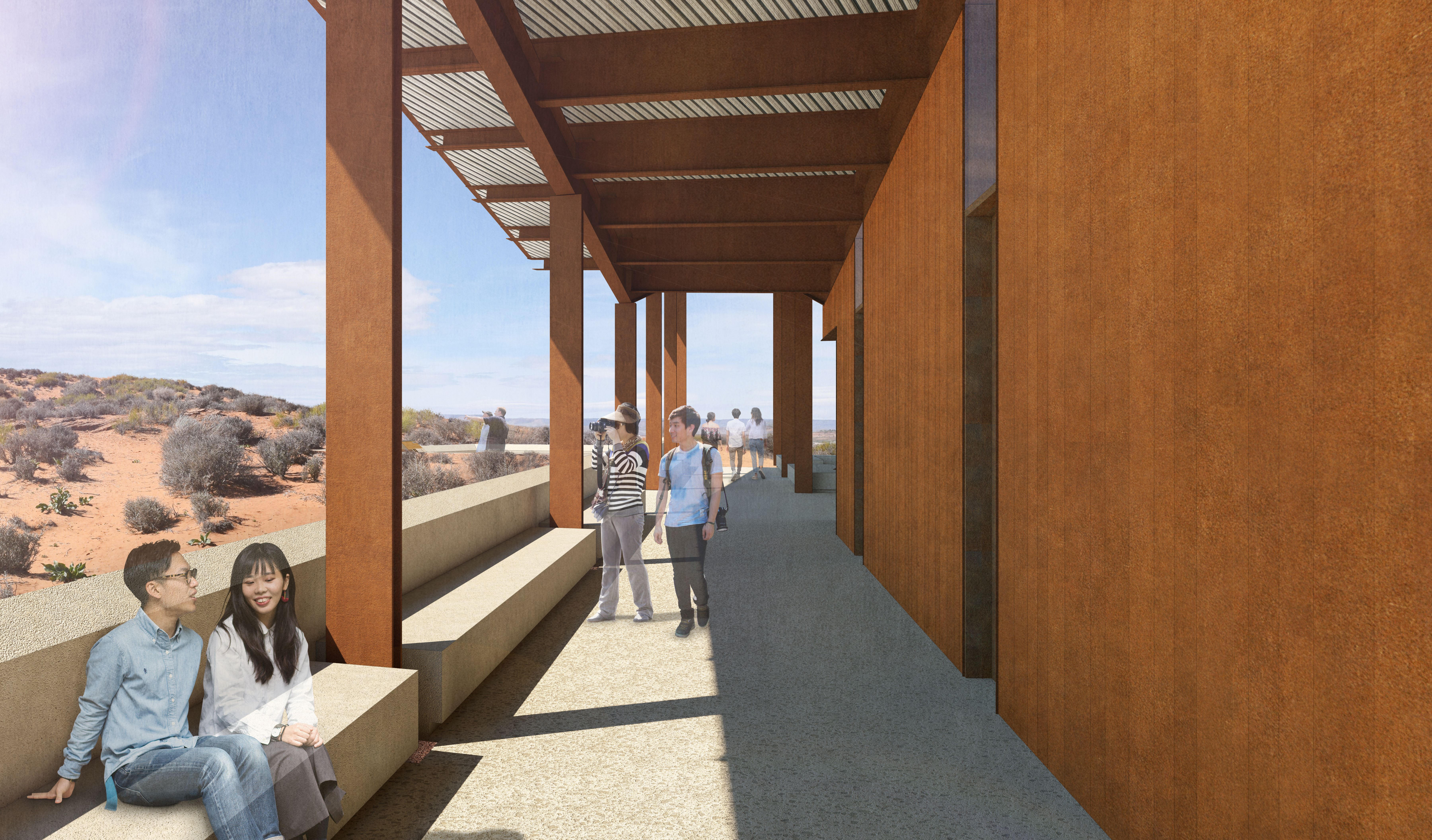 Horseshoe Bend Visitor Center by Weddle Gilmore Architects - Architizer