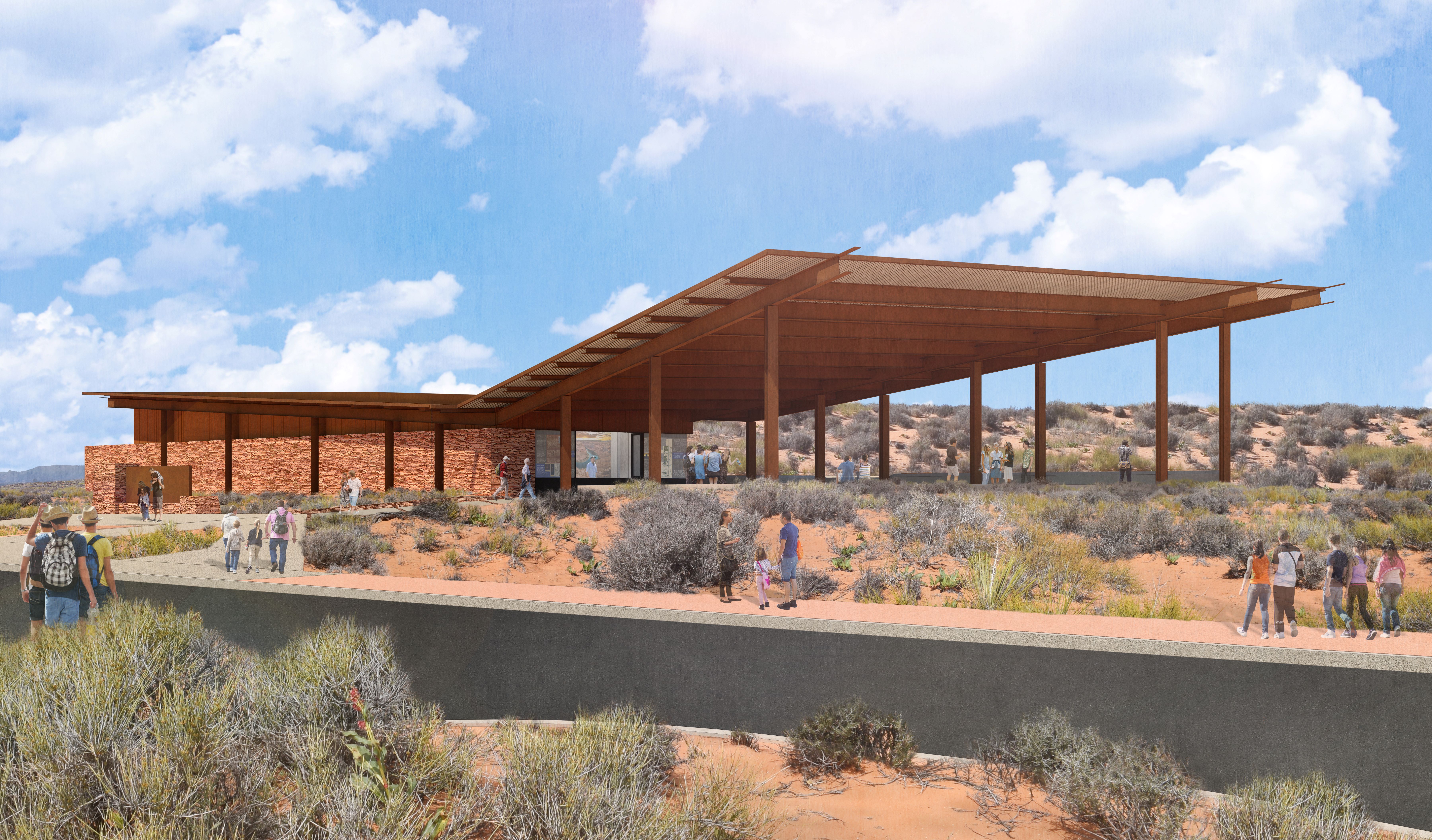 Horseshoe Bend Visitor Center by Weddle Gilmore Architects - Architizer