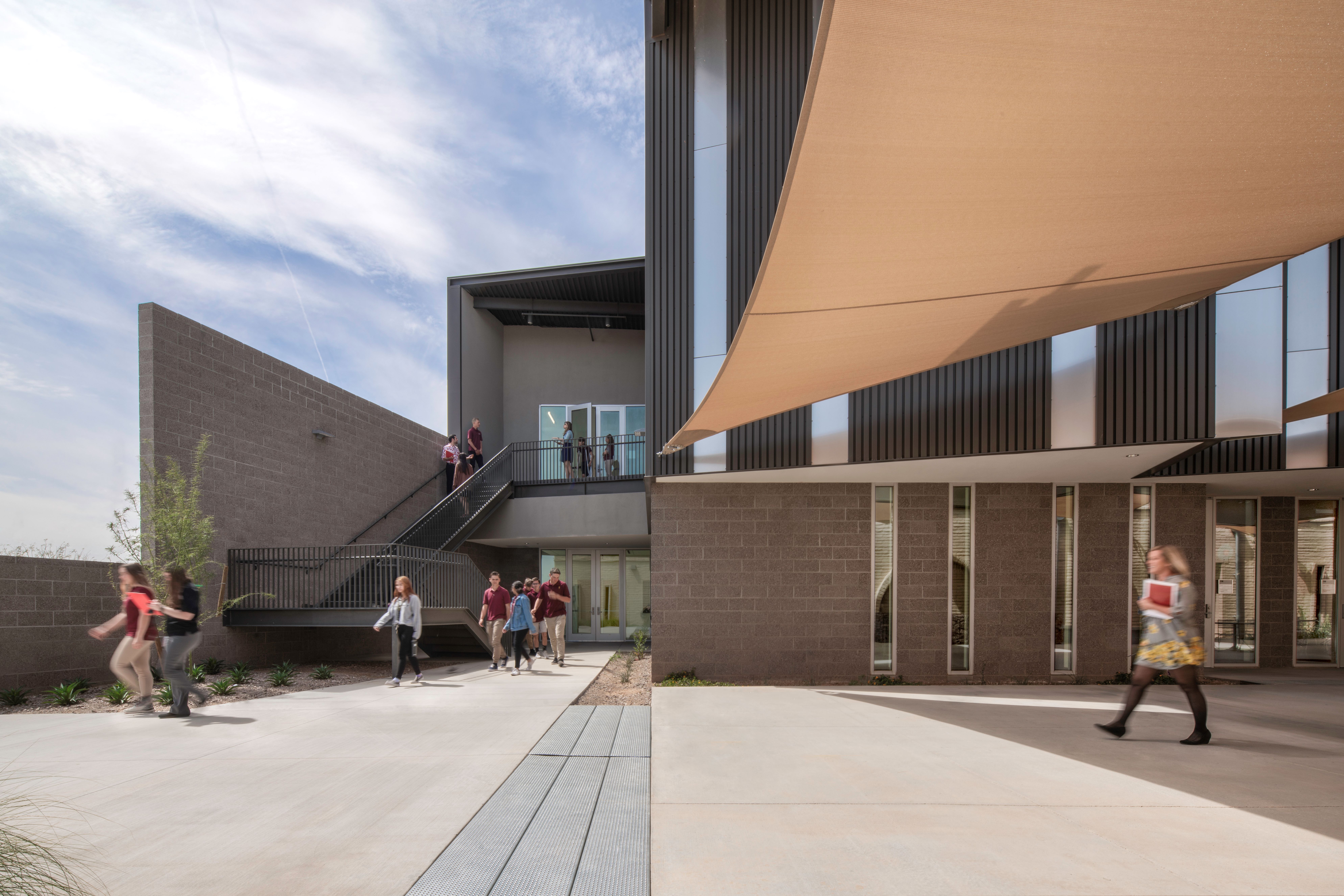 ASU Poly Preparatory Academy High School by Weddle Gilmore Architects ...