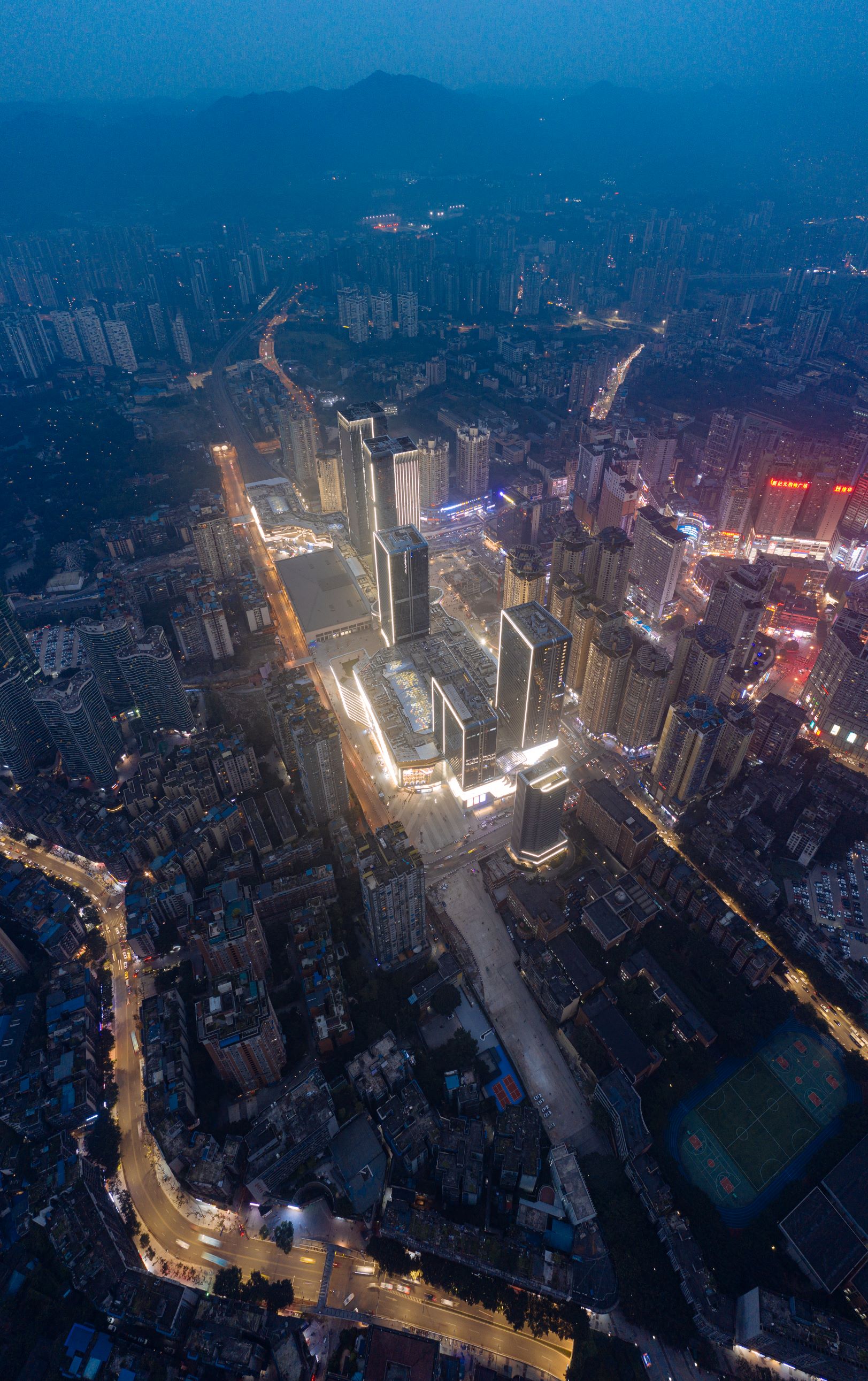 Chongqing Longfor Shapingba Station Golden Sand Paradise Walk by NIKKEN ...