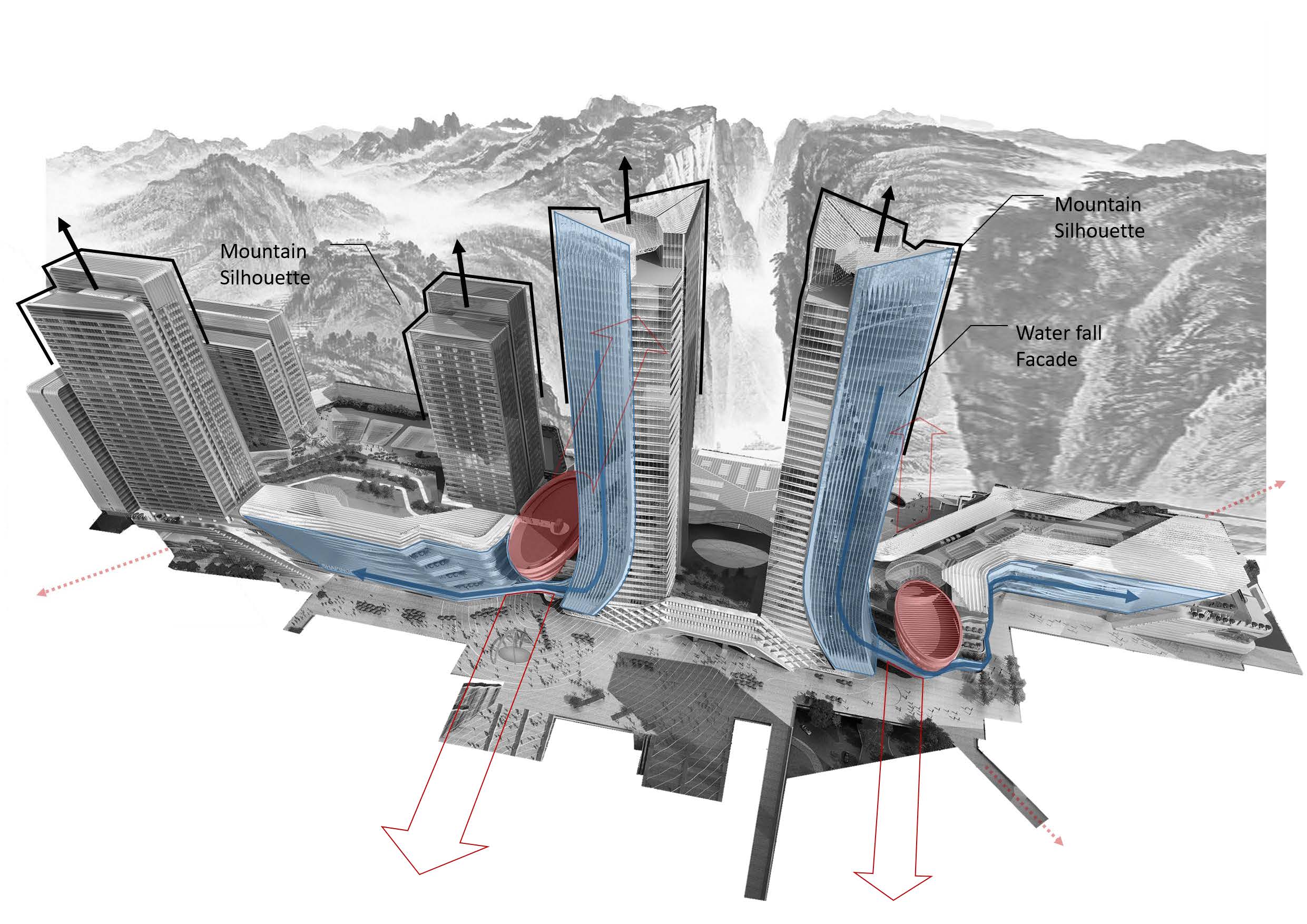 Chongqing Longfor Shapingba Station Golden Sand Paradise Walk by NIKKEN ...