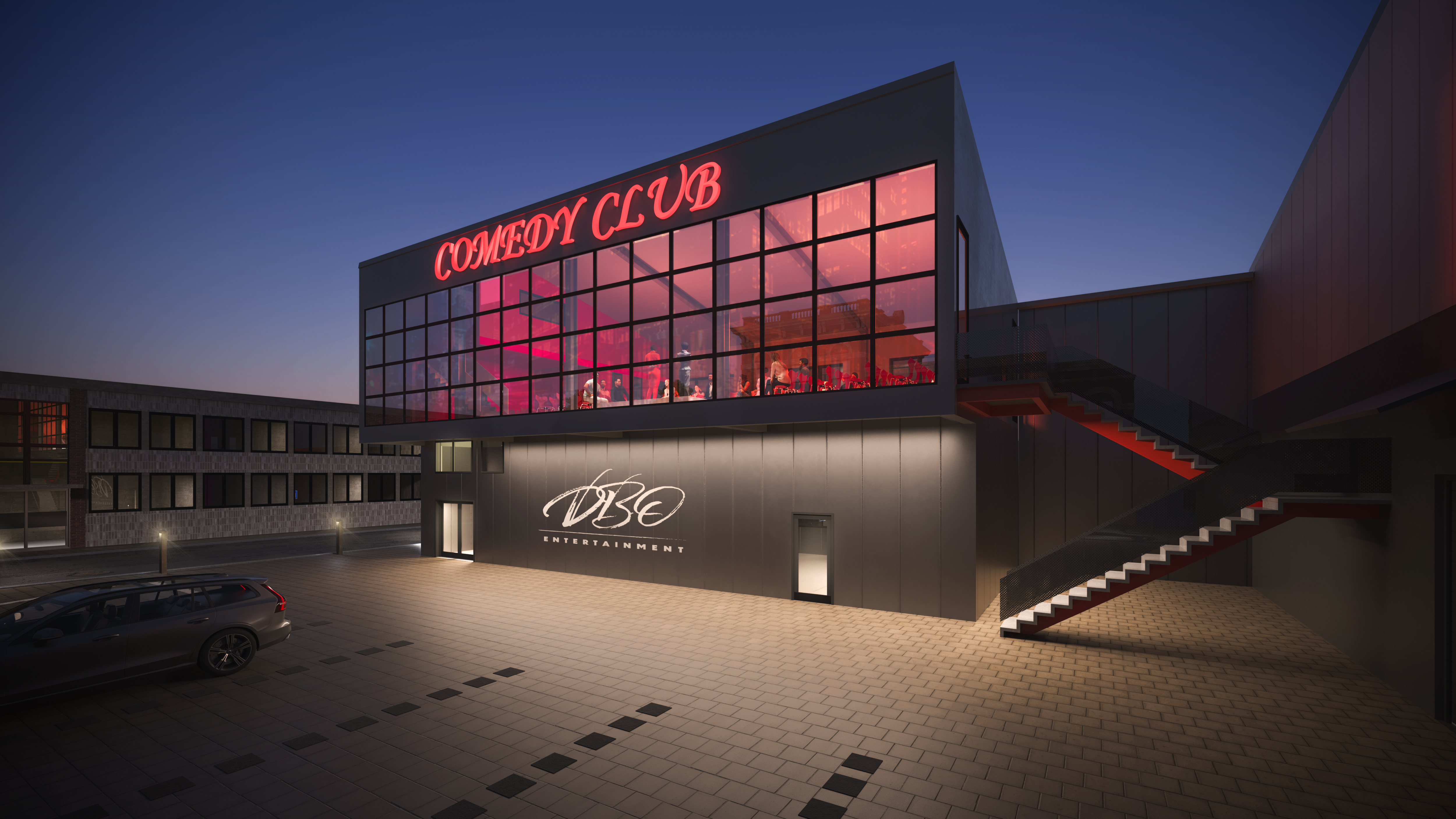 Comedy Club Mannheim by Peter Stasek Architects - Corporate ...