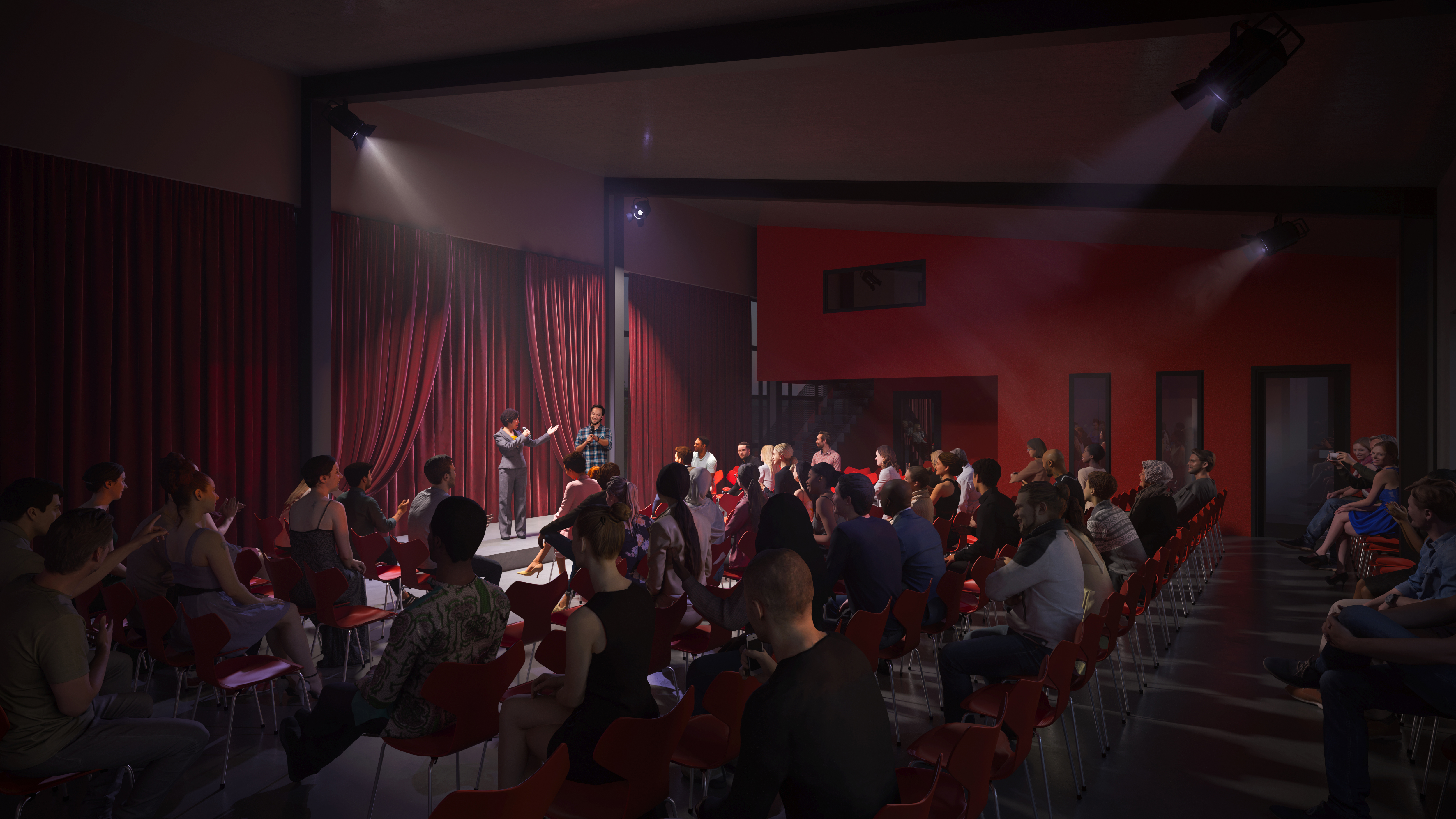 Comedy Club Mannheim by Peter Stasek Architects - Corporate ...