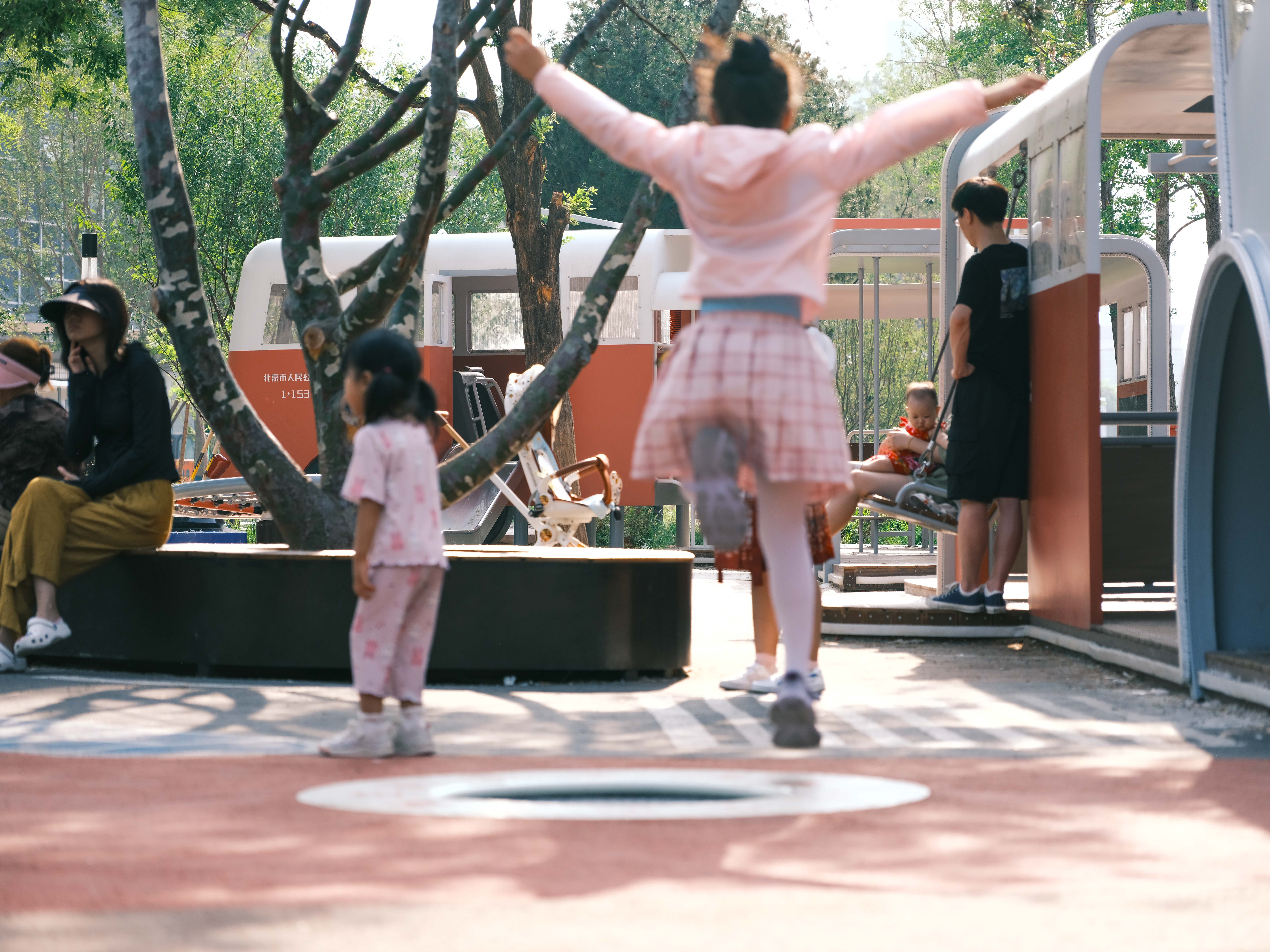 Old Beijing Bus: The Public Children's Space with a Bus Theme on the ...