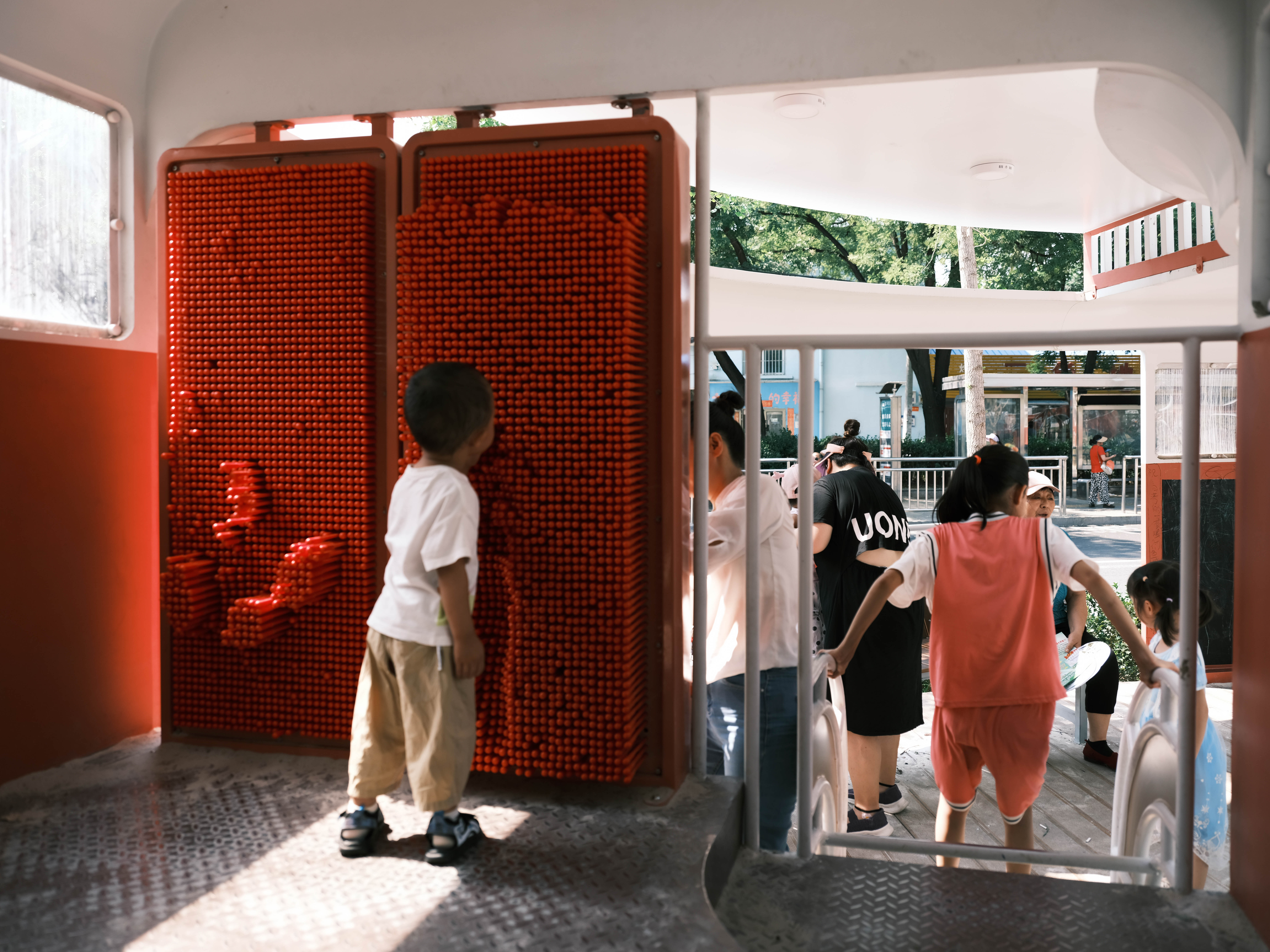 Old Beijing Bus: The Public Children's Space with a Bus Theme on the ...