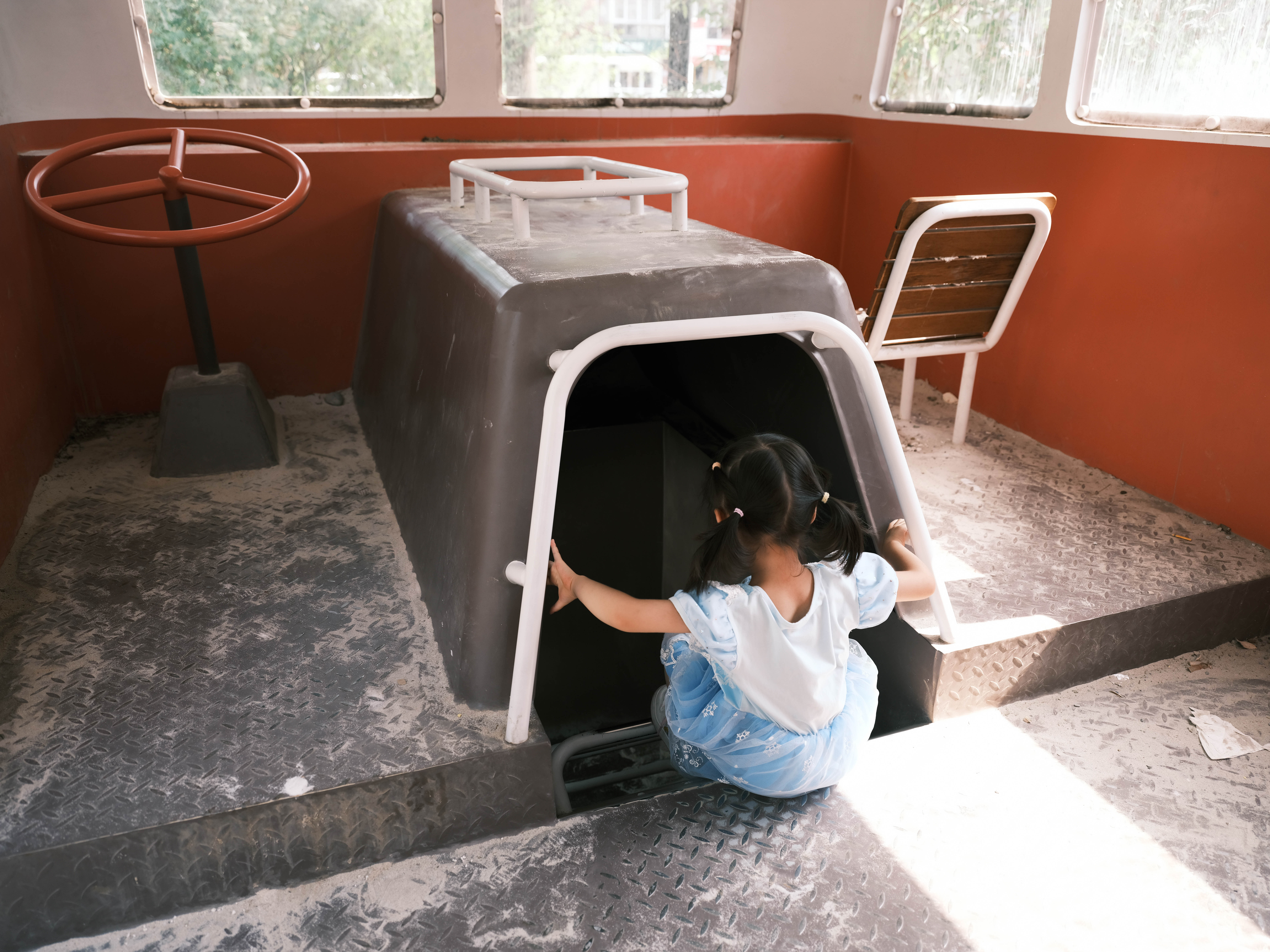 Old Beijing Bus: The Public Children's Space with a Bus Theme on the ...