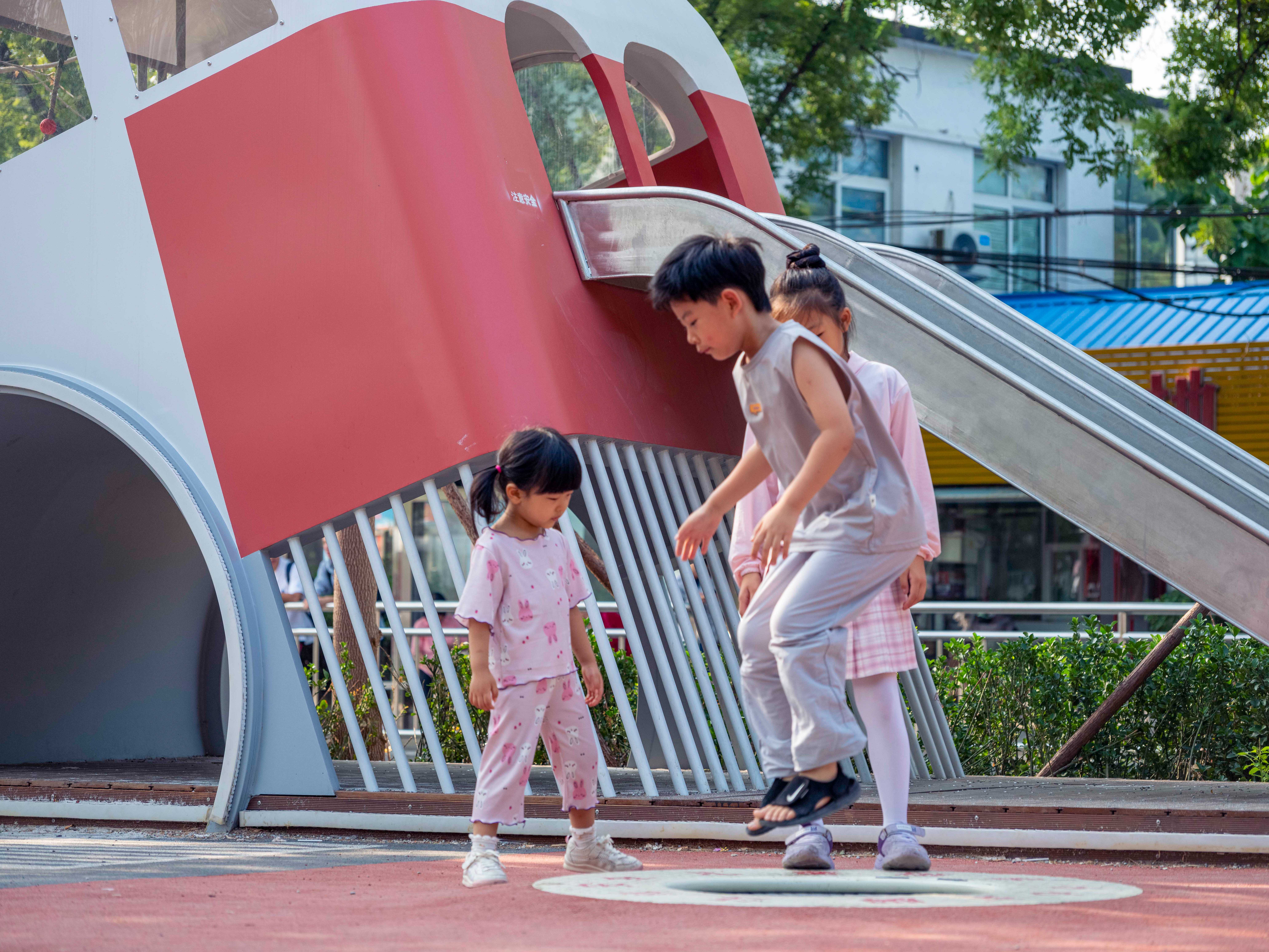 Old Beijing Bus: The Public Children's Space with a Bus Theme on the ...