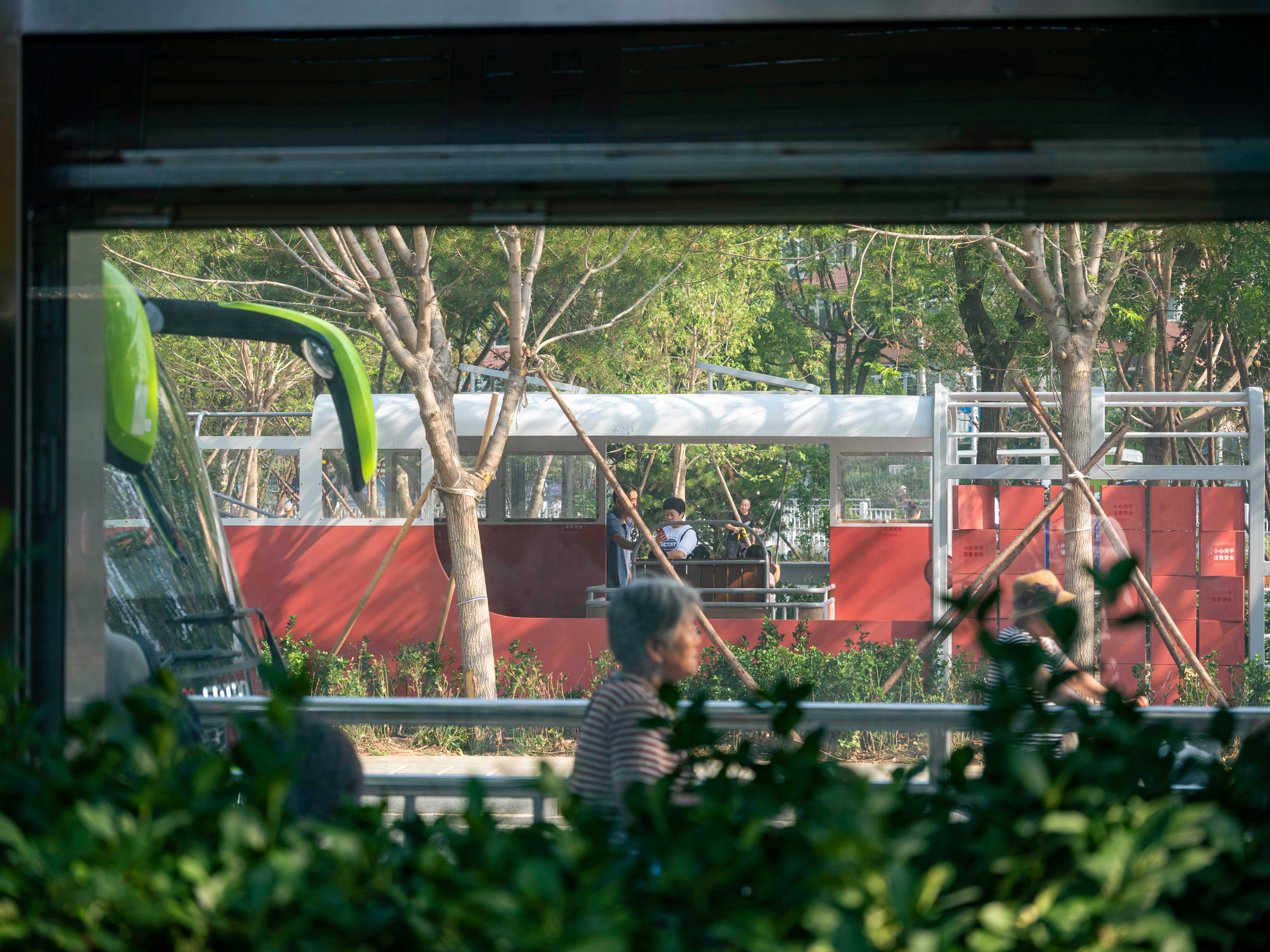 Old Beijing Bus: The Public Children's Space with a Bus Theme on the ...