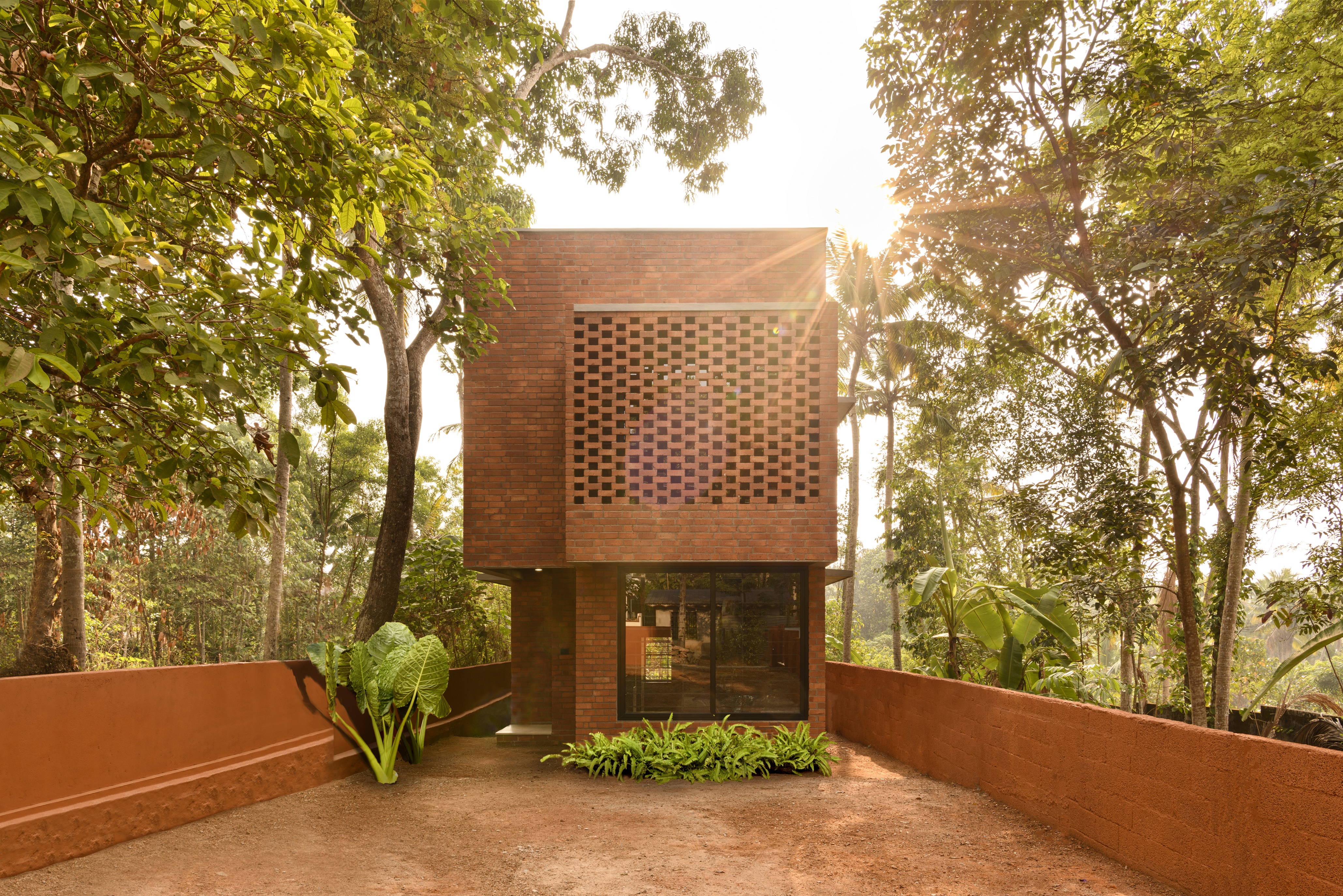 Narrow Brick House by Srijit Srinivas Architects - Architizer