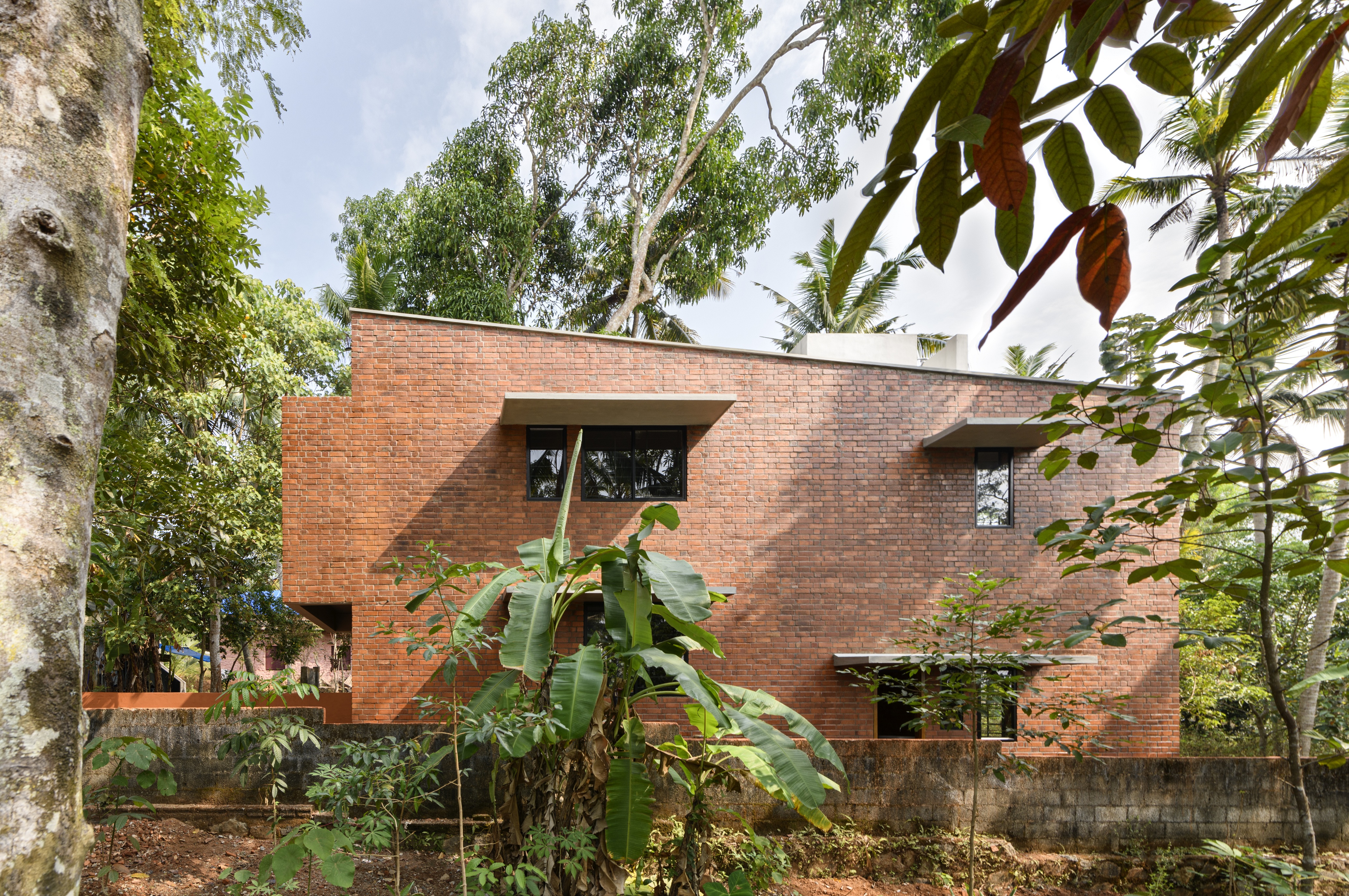 Narrow Brick House by Srijit Srinivas Architects - Architizer