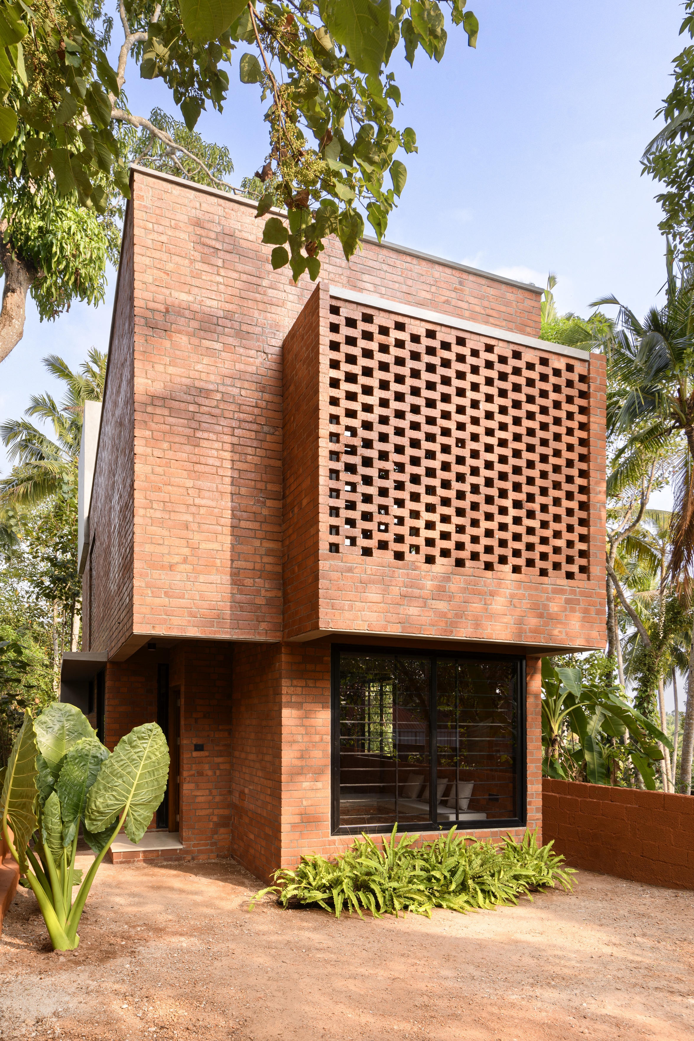 Narrow Brick House by Srijit Srinivas Architects - Architizer