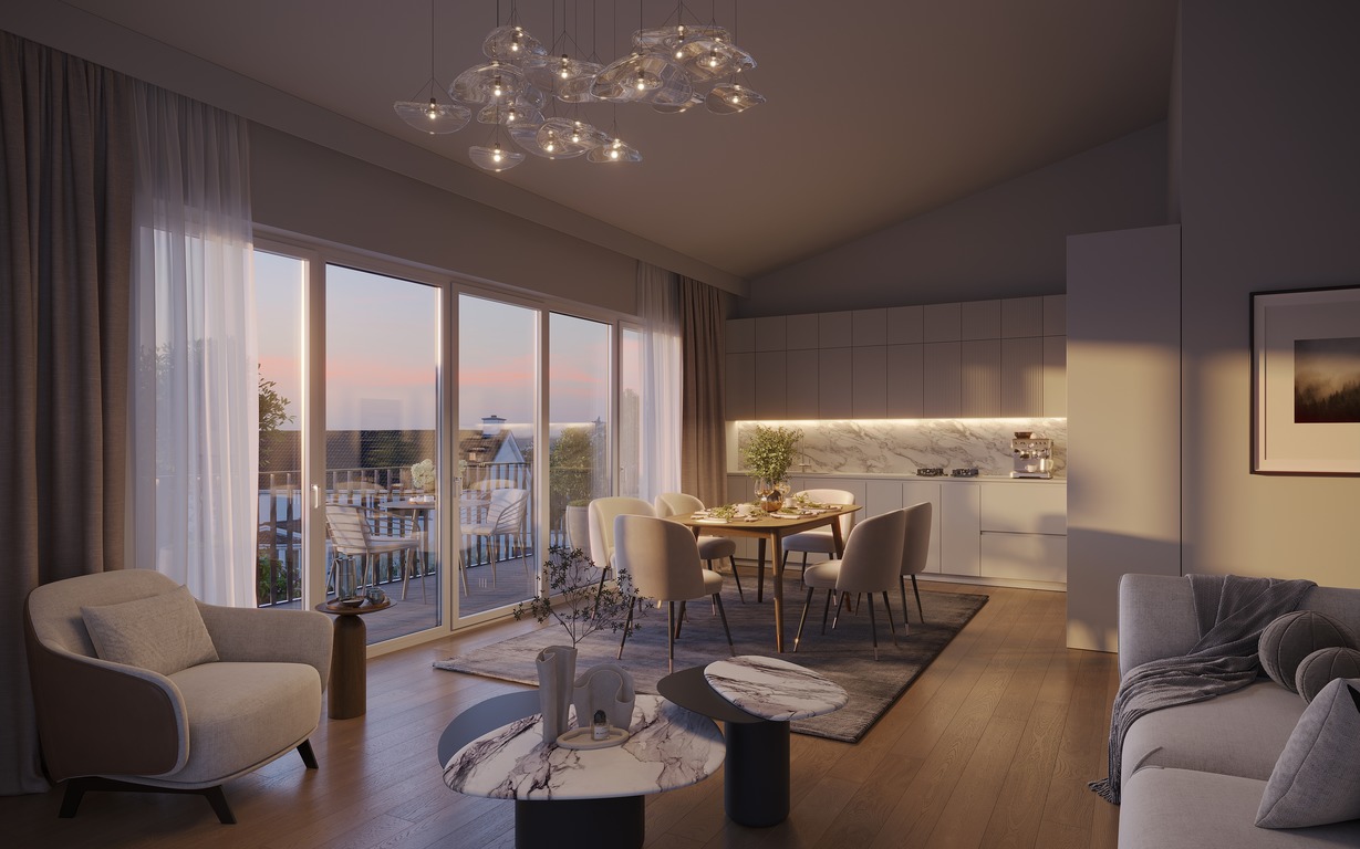 Interior Visualization: Residential house in Munich by Render Vision ...