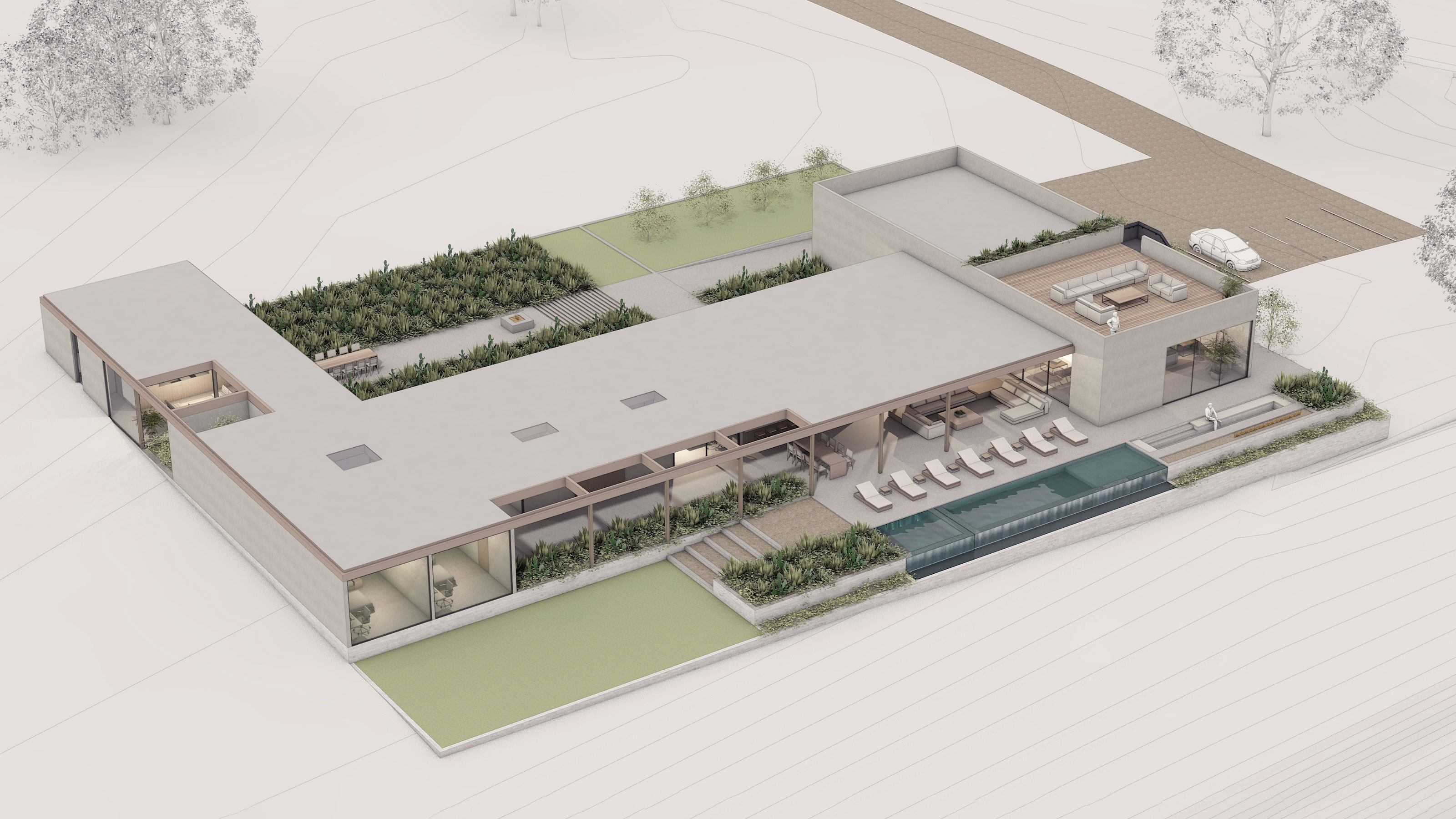 Turner Ranch Residence by Black Rabbit - Architizer