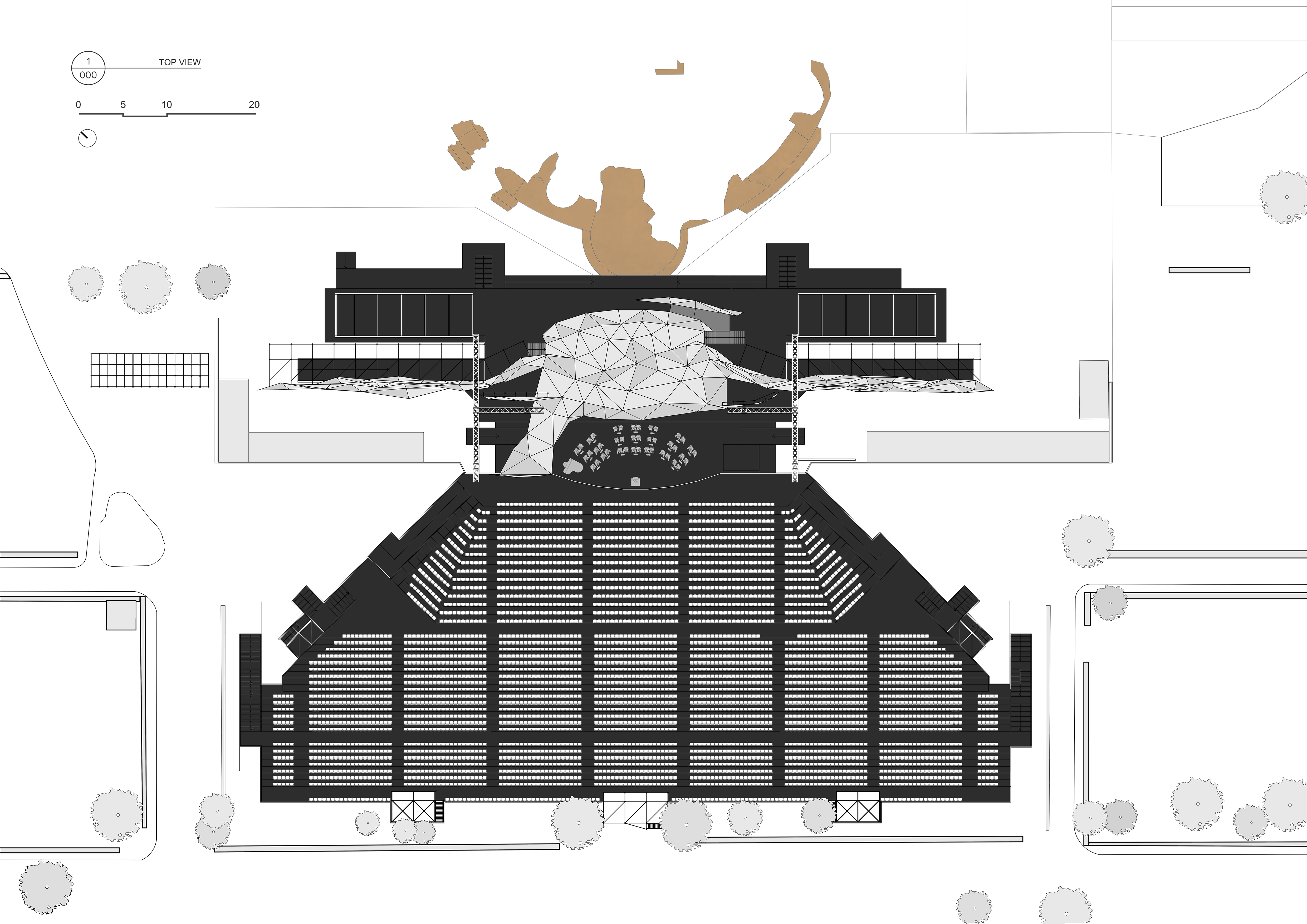 Set Design for Tosca and Turandot Operas in Baths of Caracalla by ...