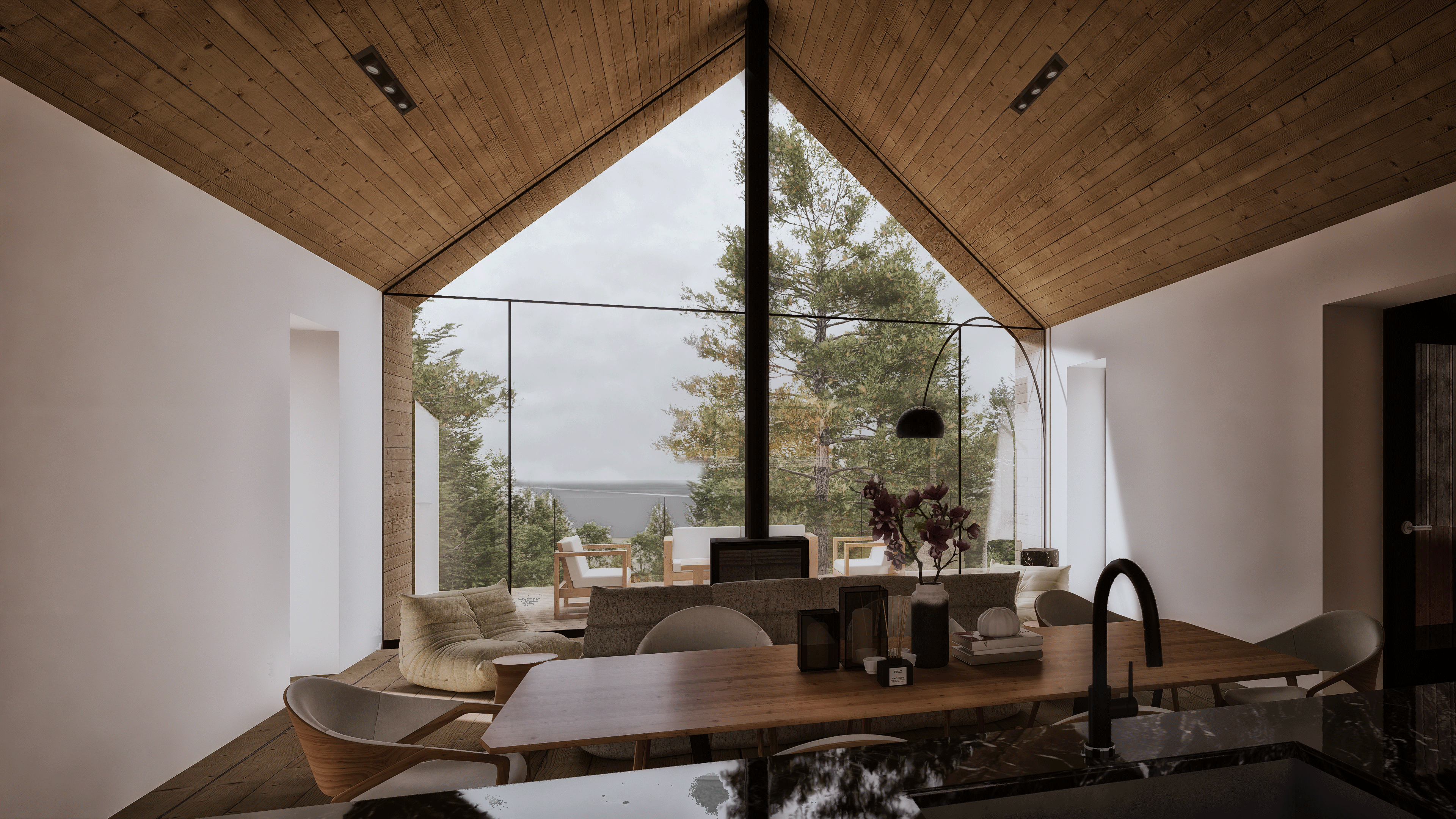 GATINEAU RIVER CHALET by Shannon Ross architect - Architizer