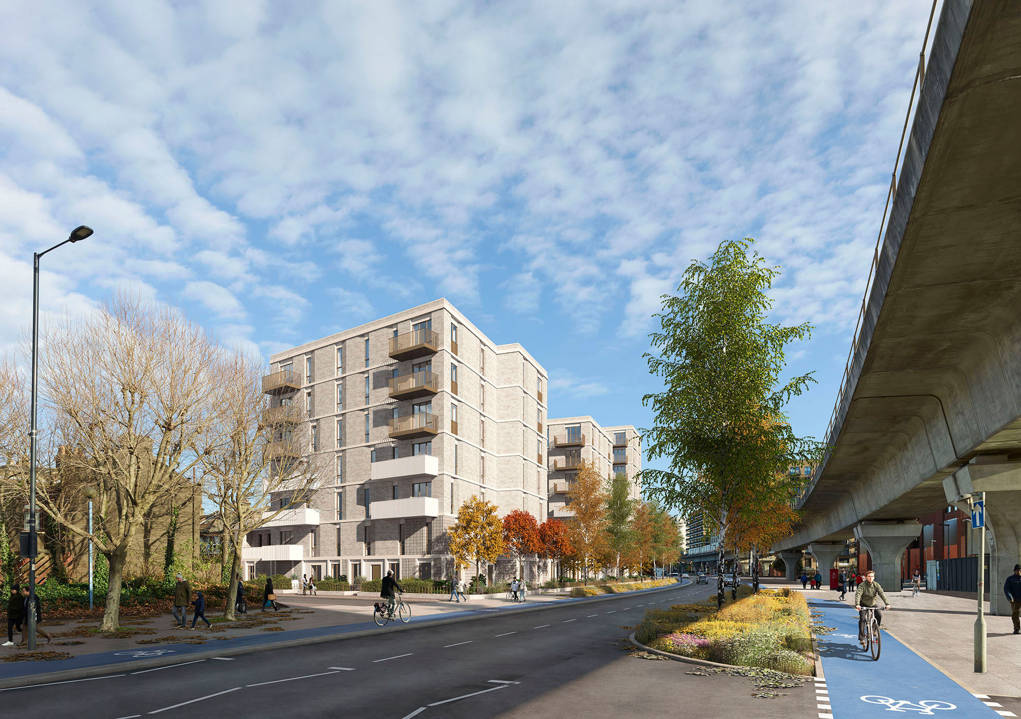Planning CGIs | North Woolwich Road by eye-kon - Architizer