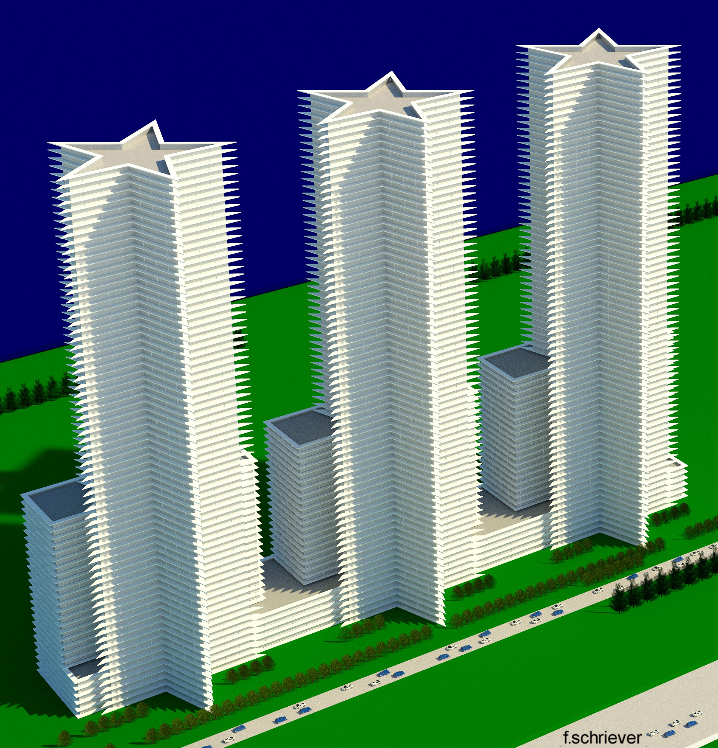 Star Towers Mixed Use by Urban Form - Architizer