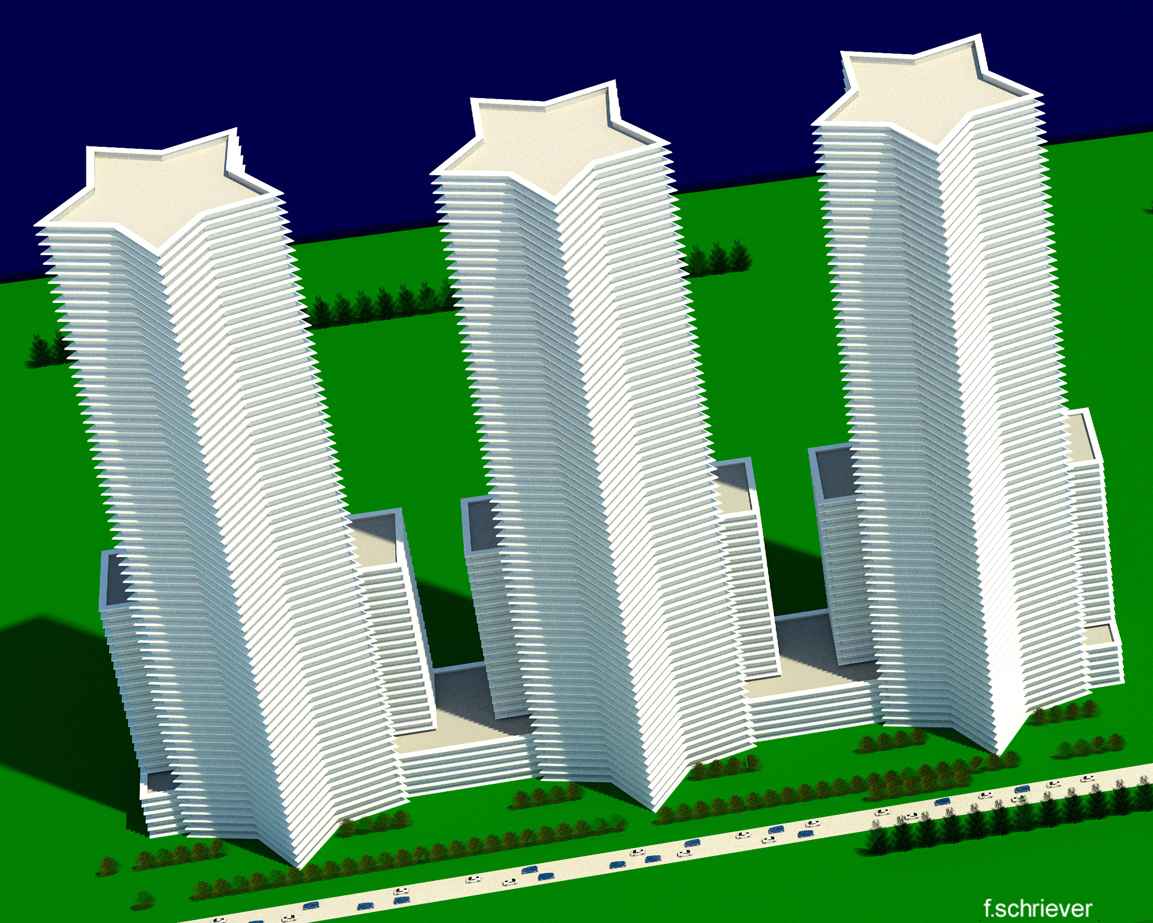 Star Towers Mixed Use Two by Urban Form - Architizer