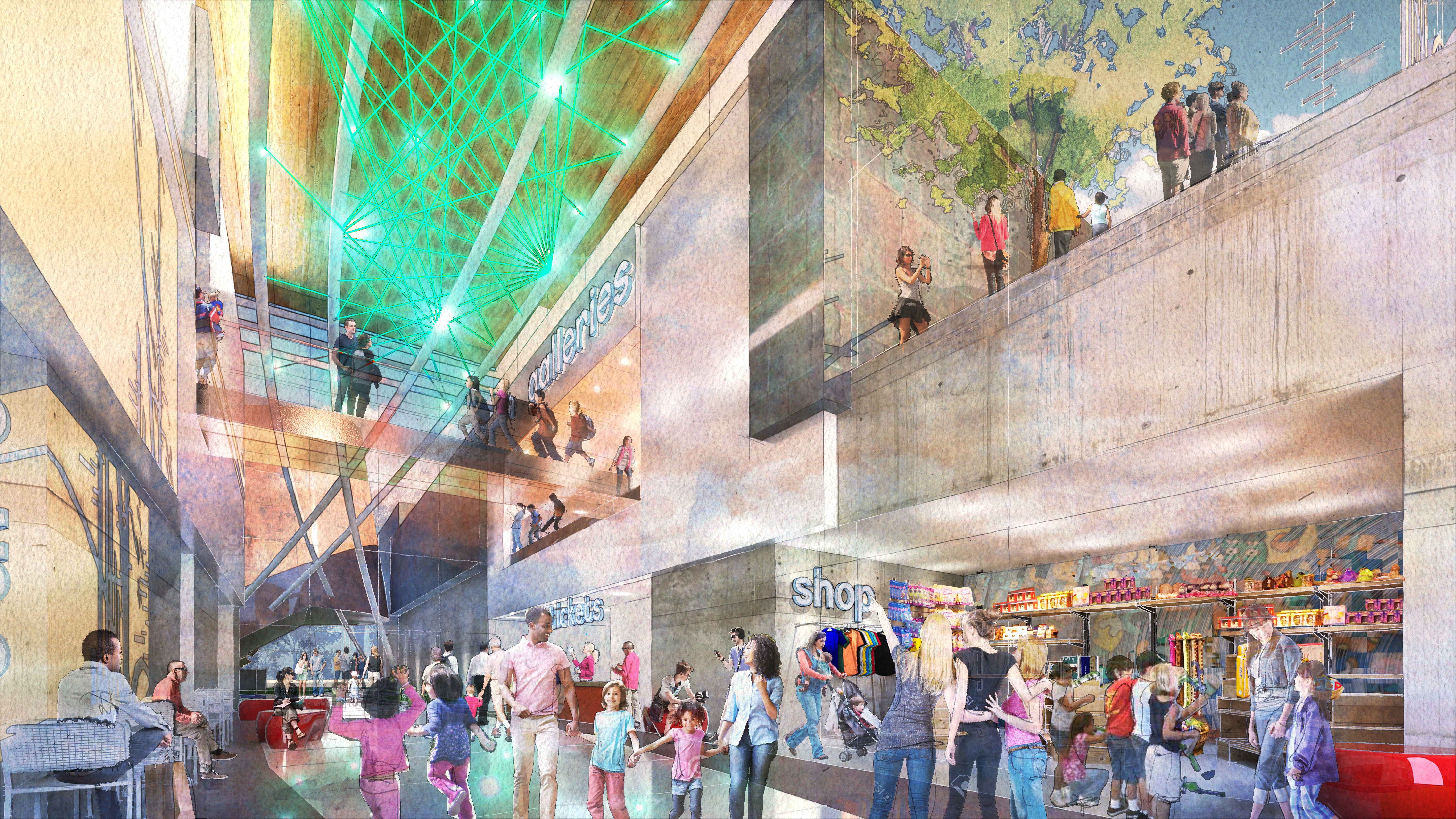 NovaSci - Northern Virginia Science Center by Roto - Architizer