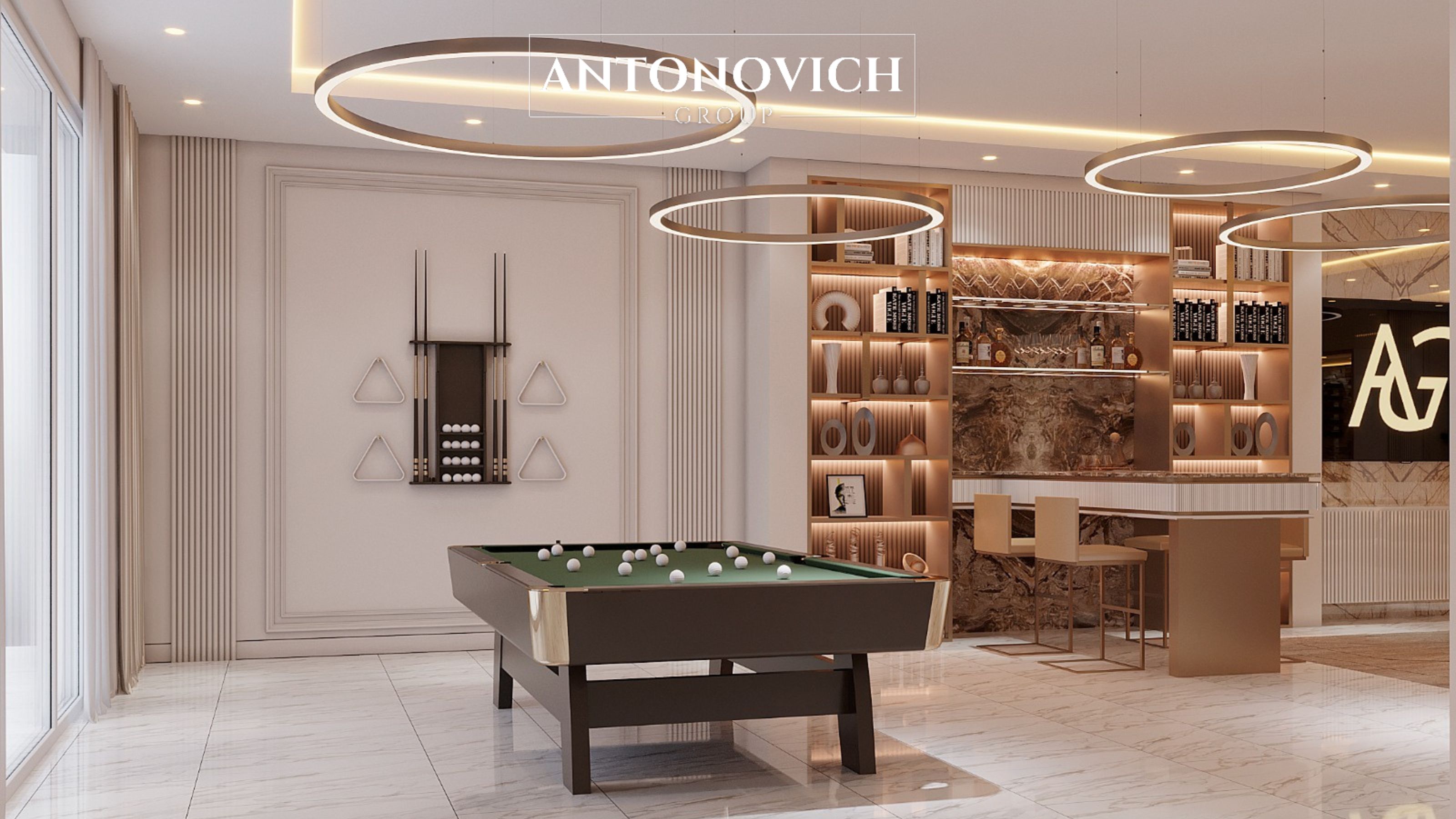 Opulent Living Room Design by LUXURY ANTONOVICH DESIGN - Architizer