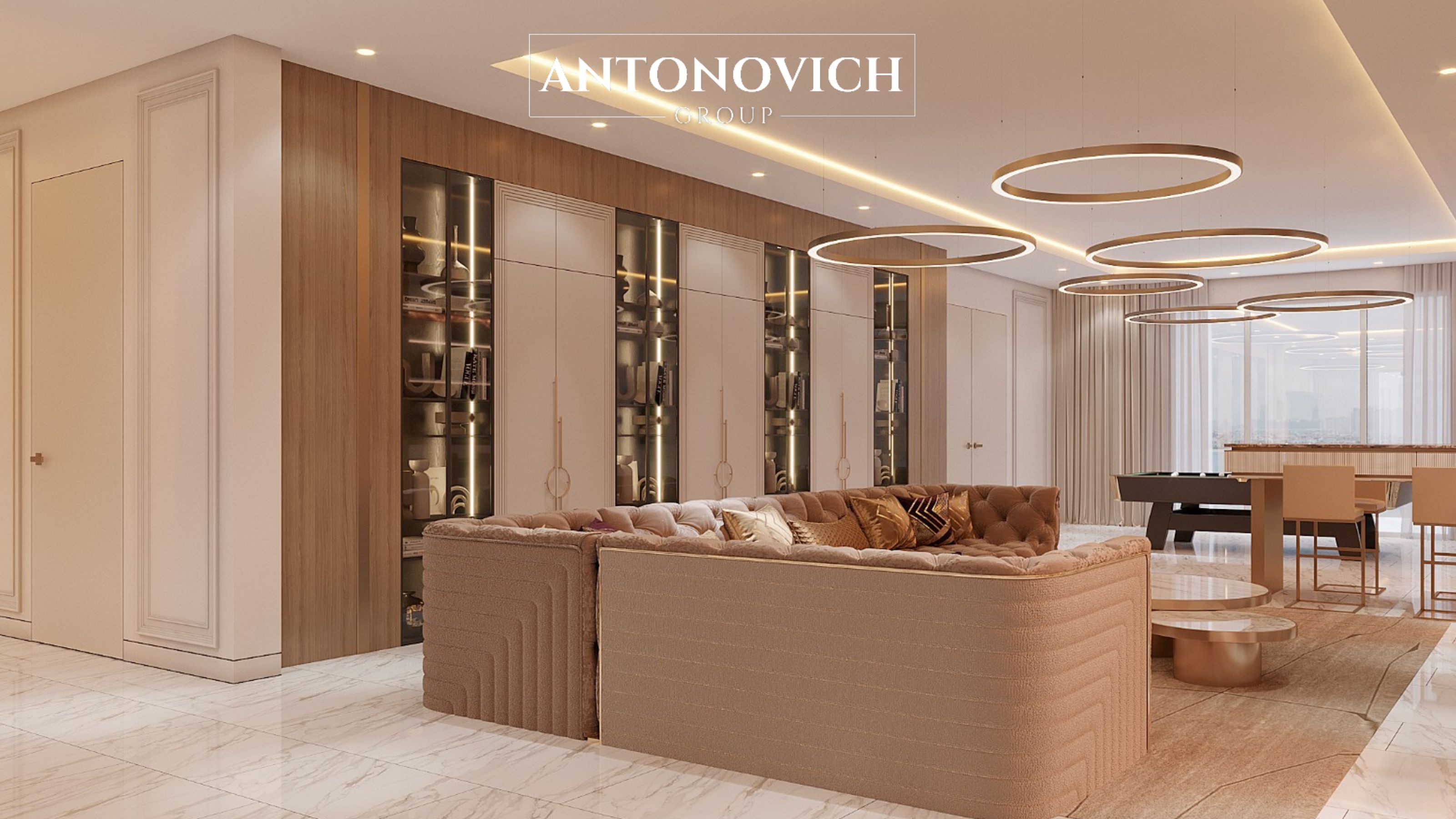 Opulent Living Room Design by LUXURY ANTONOVICH DESIGN - Architizer