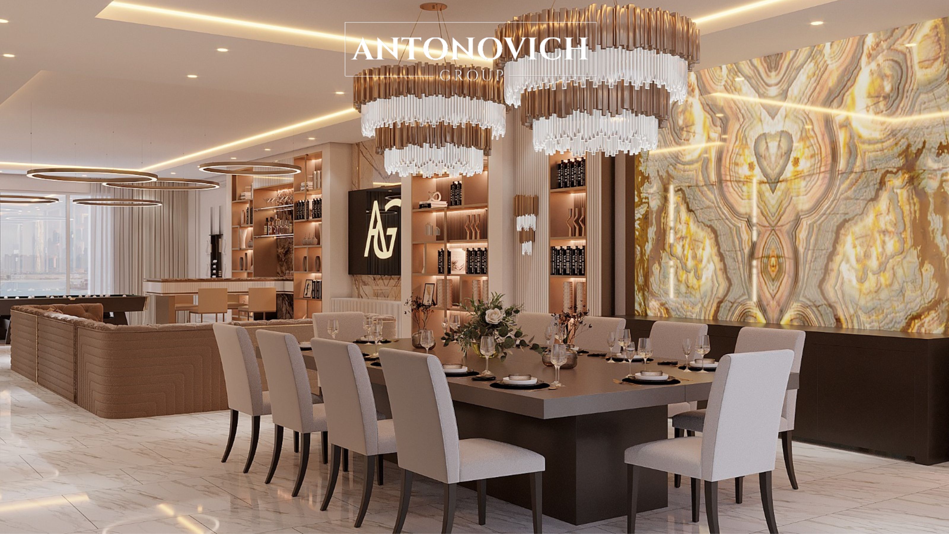 Opulent Living Room Design by LUXURY ANTONOVICH DESIGN - Architizer