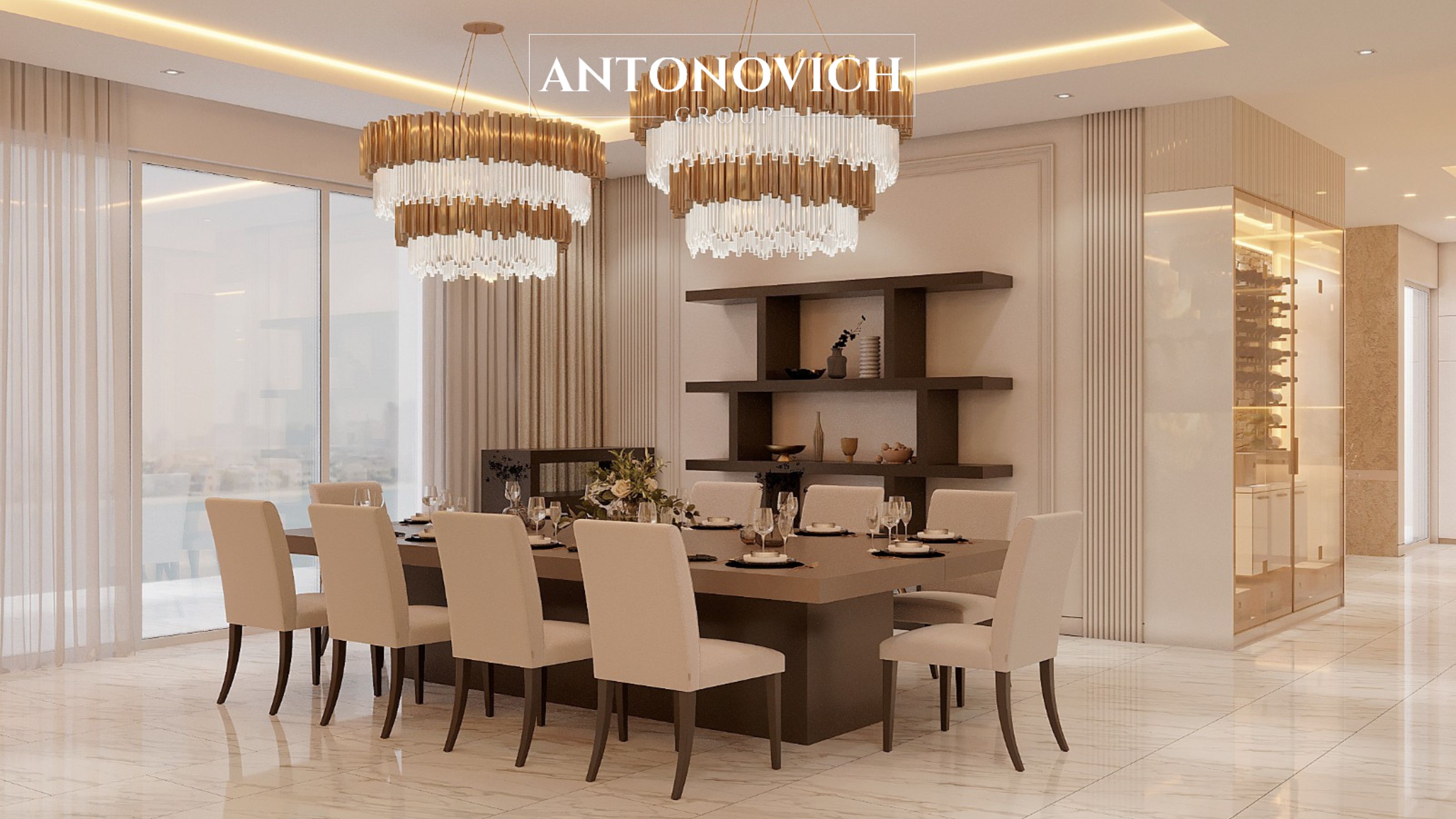 Opulent Living Room Design by LUXURY ANTONOVICH DESIGN - Architizer