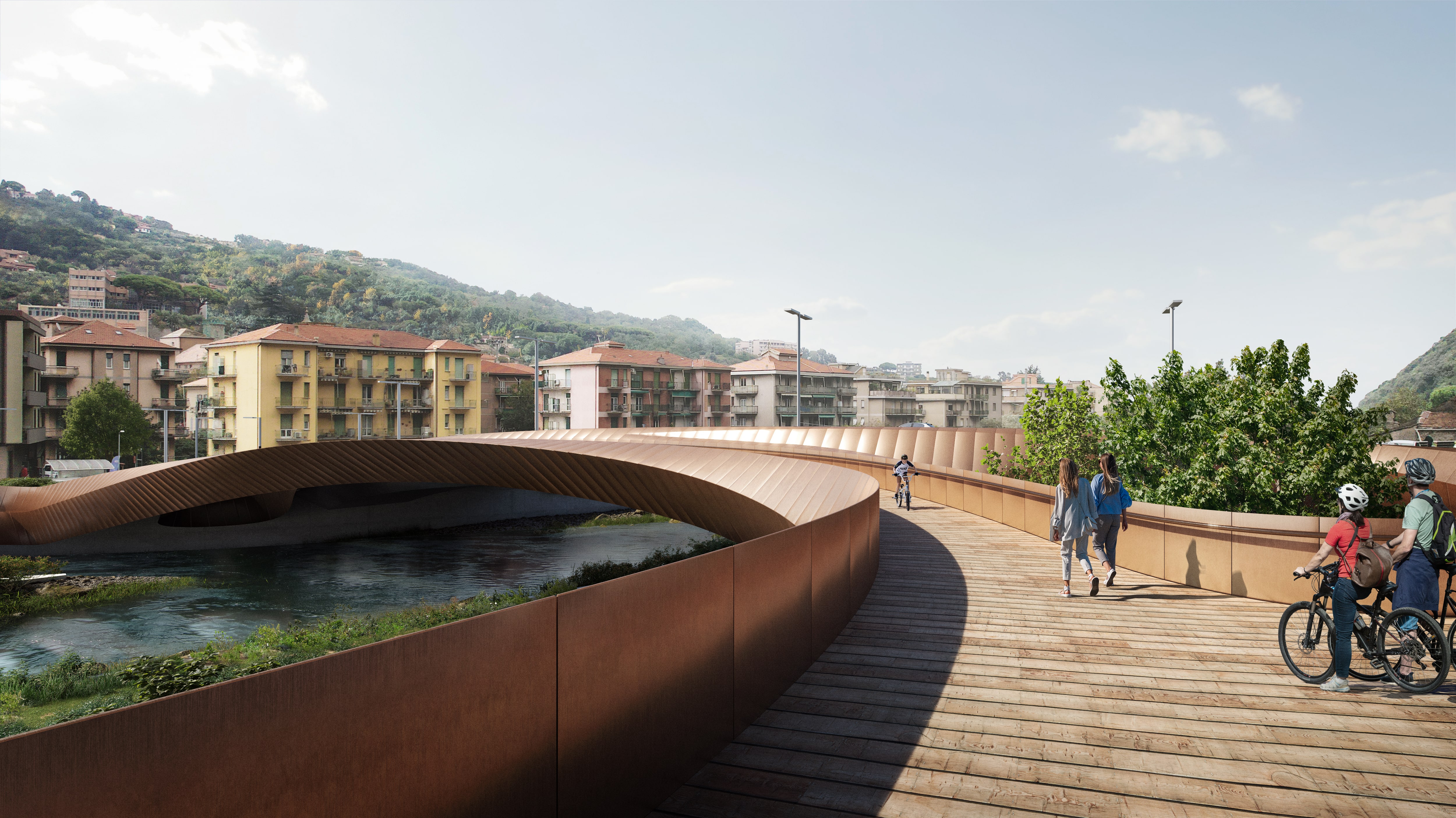 New bridge over the Pora stream by Pier Currà Architettura - Architizer