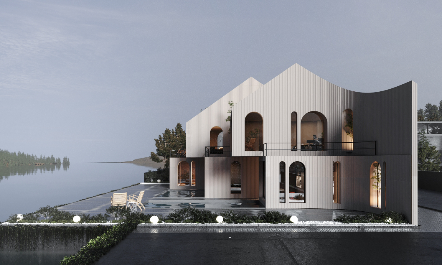 wall villas by masir studio - Architizer