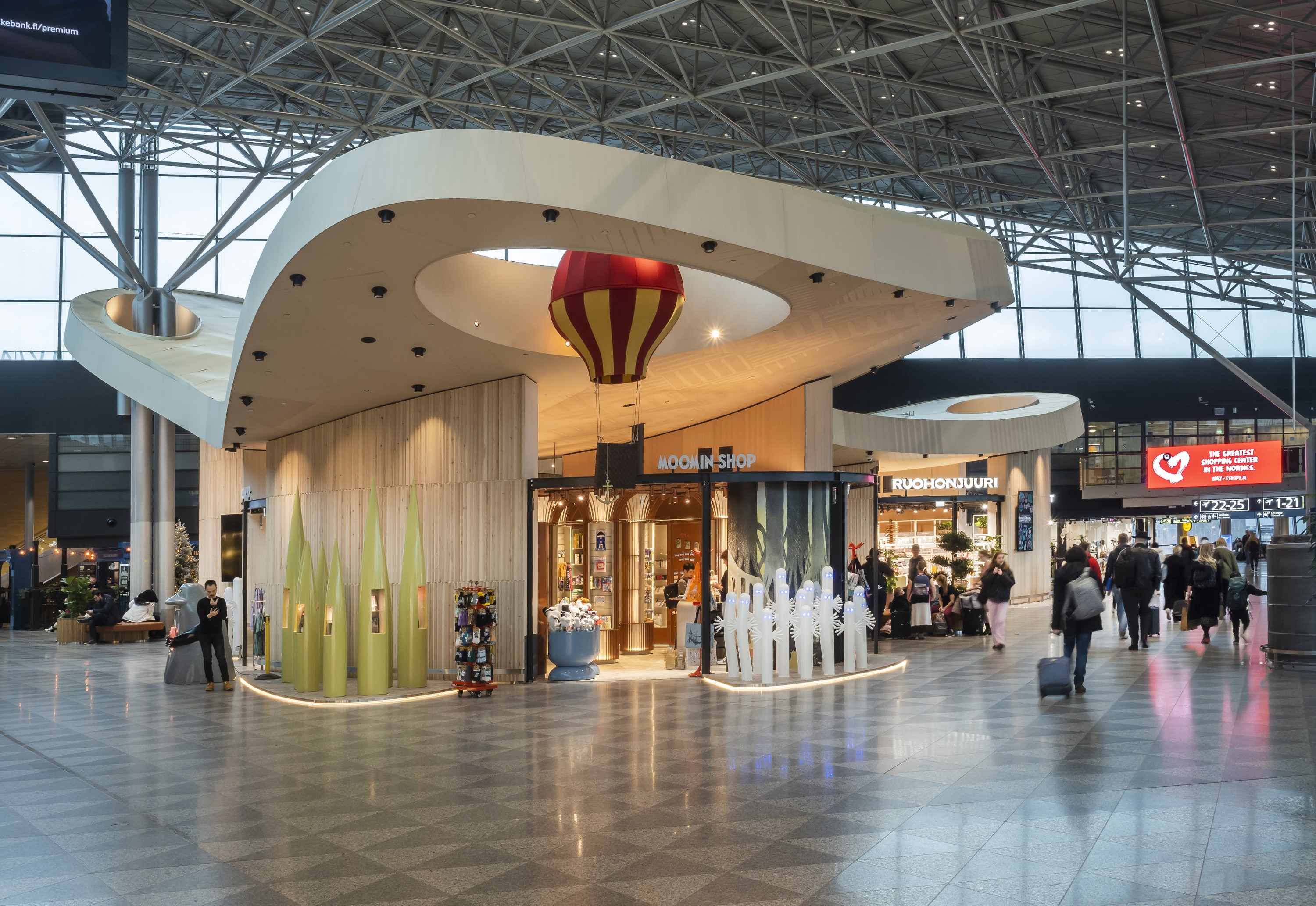 Helsinki Airport retail and service hub by PES-Architects - Architizer