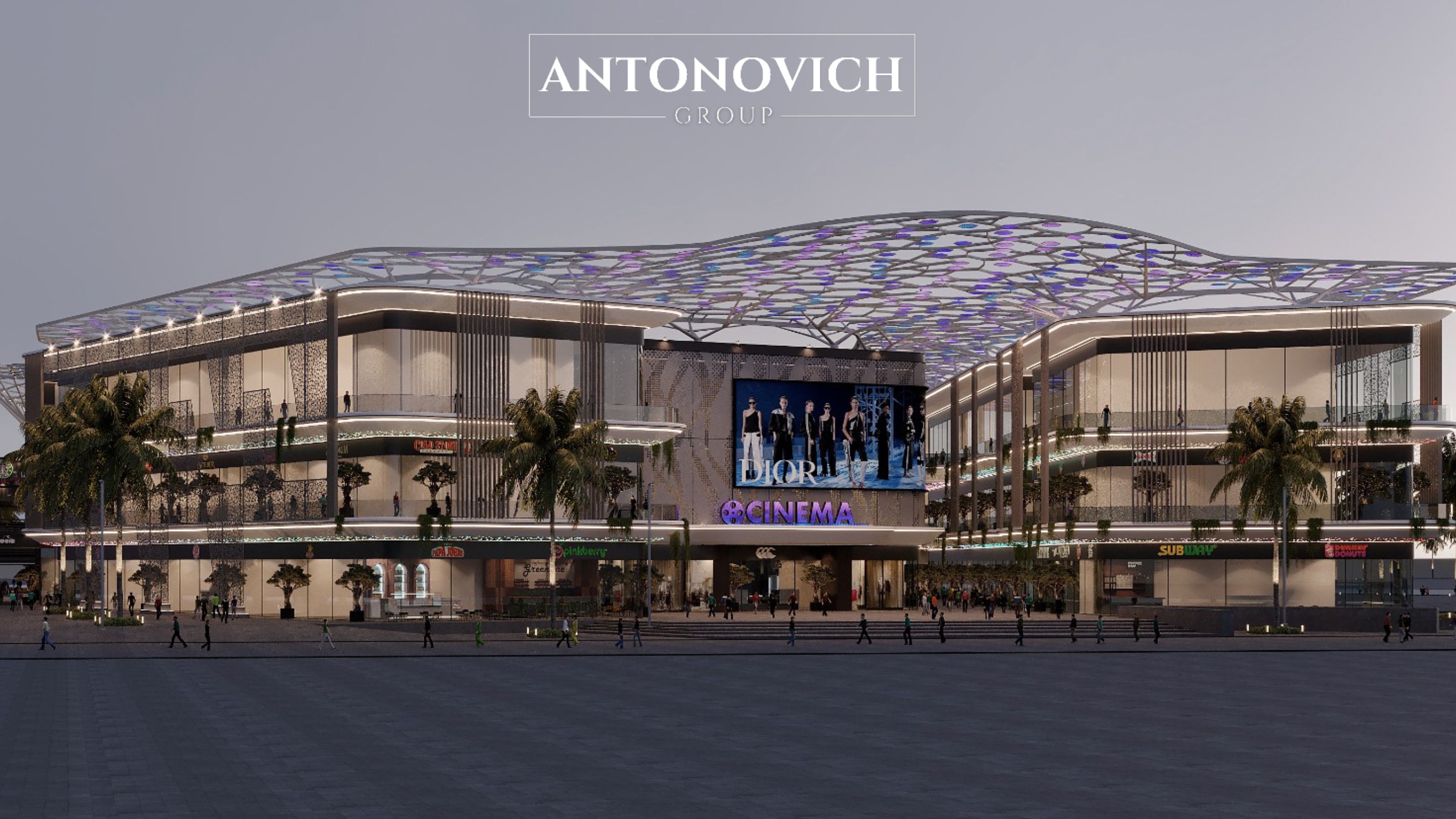 Creating Iconic Shopping Mall Architecture by LUXURY ANTONOVICH DESIGN ...