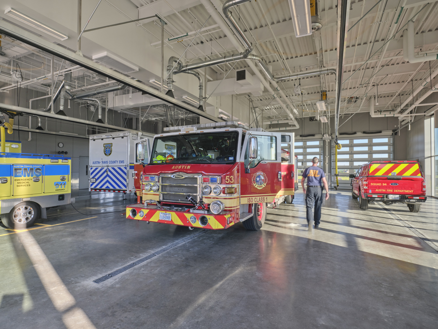 City of Austin Canyon Creek Fire + EMS Station by PGAL - Architizer