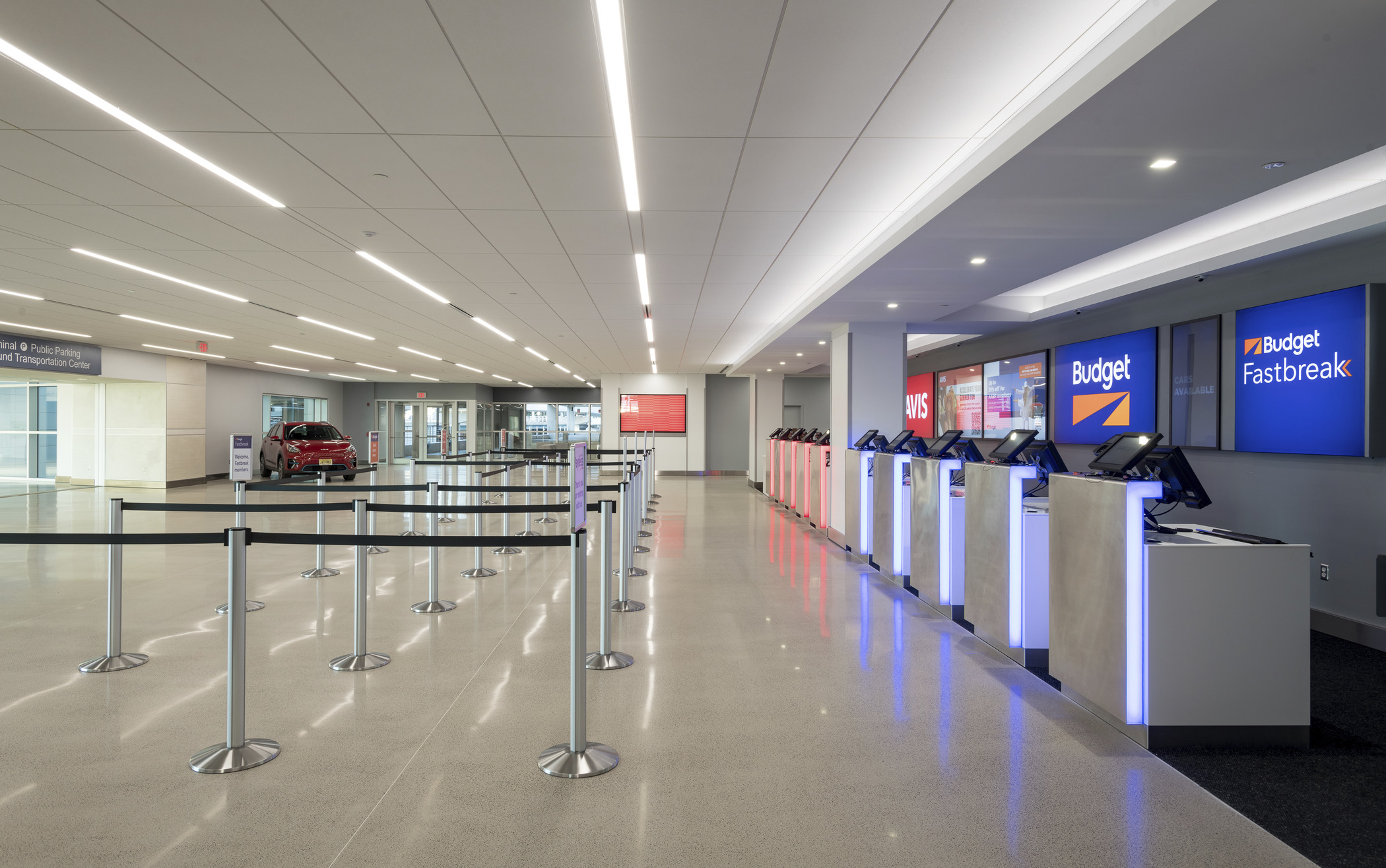 Consolidated Rental Car Facility at Bradley International Airport by ...