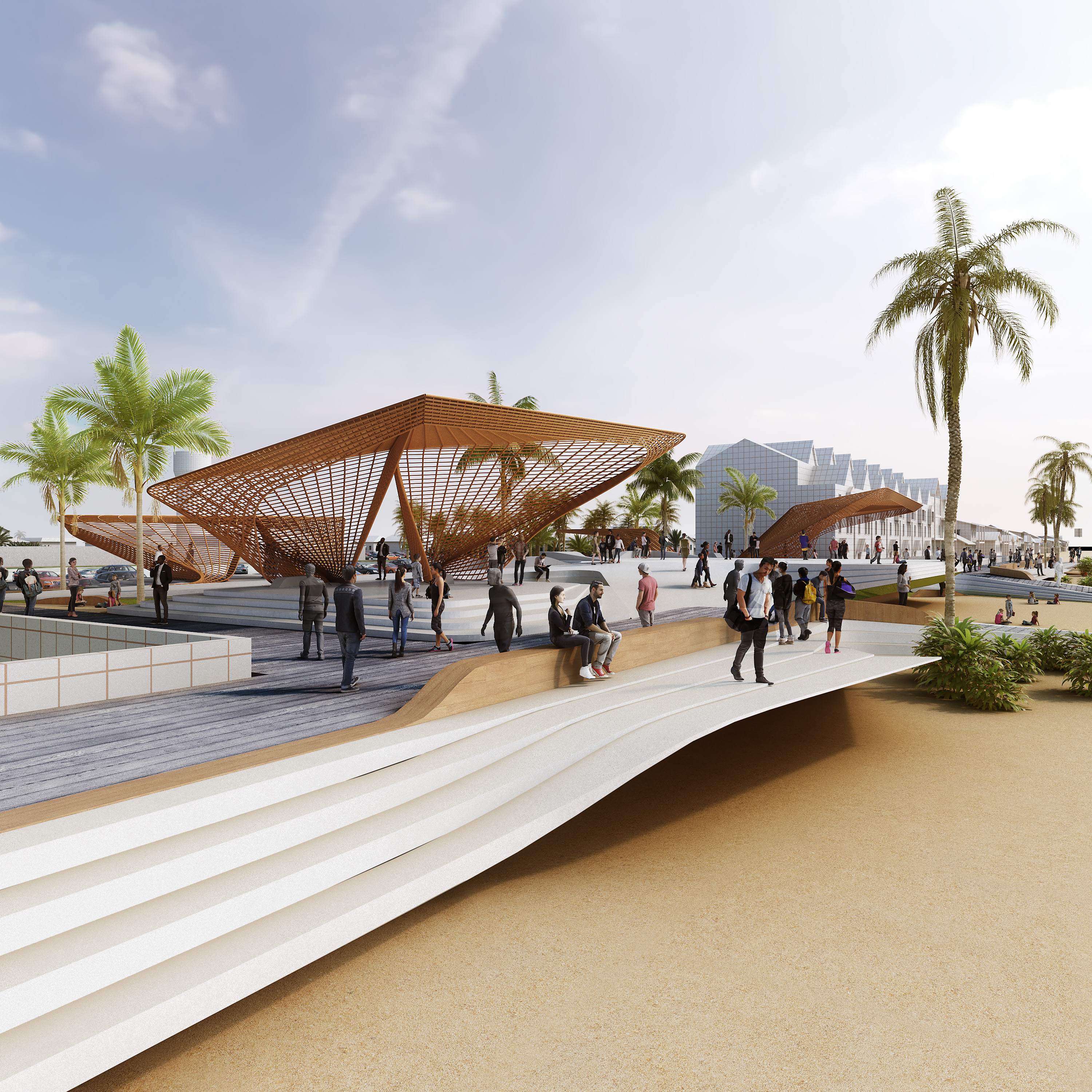 Atlantic Beach Boardwalk by UNFOLD PLANE - Architizer