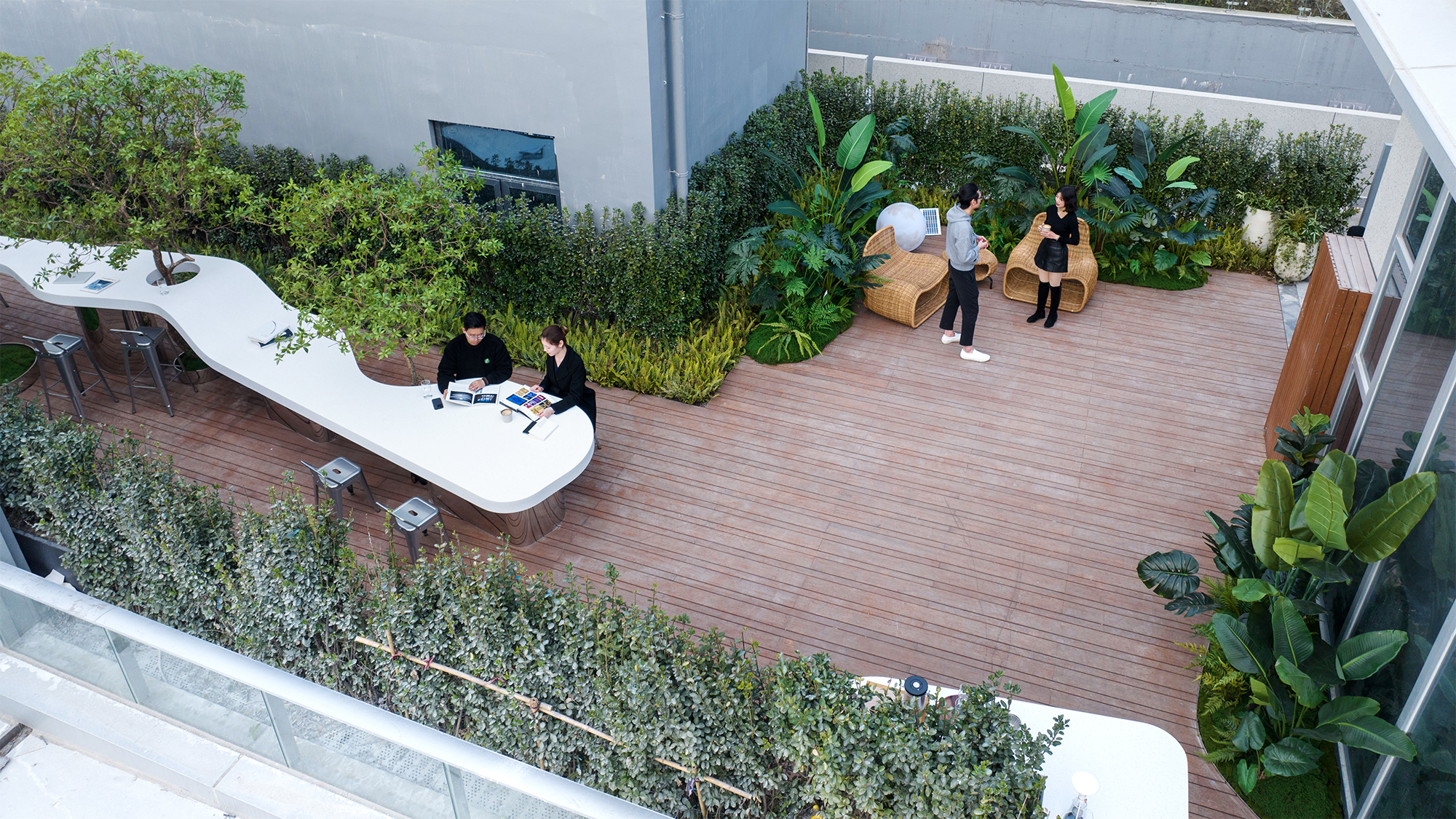 Vanke Sky City Patio by UNFOLD PLANE - Architizer