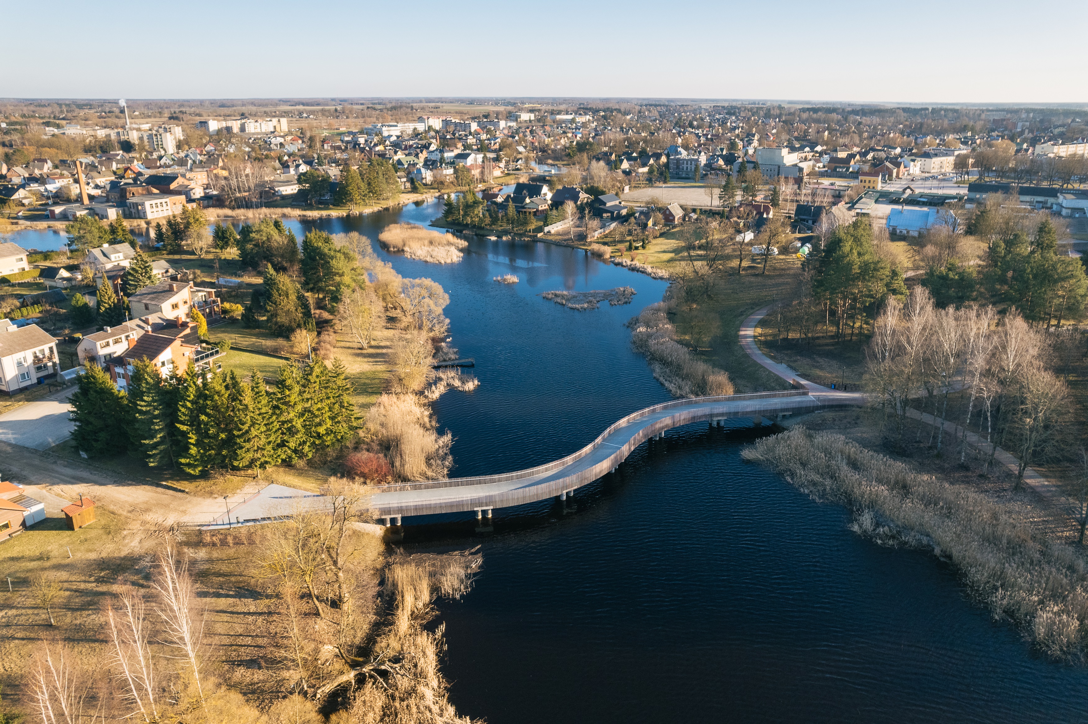 Park and bridge, Biržai by UAB APLAN - Architizer
