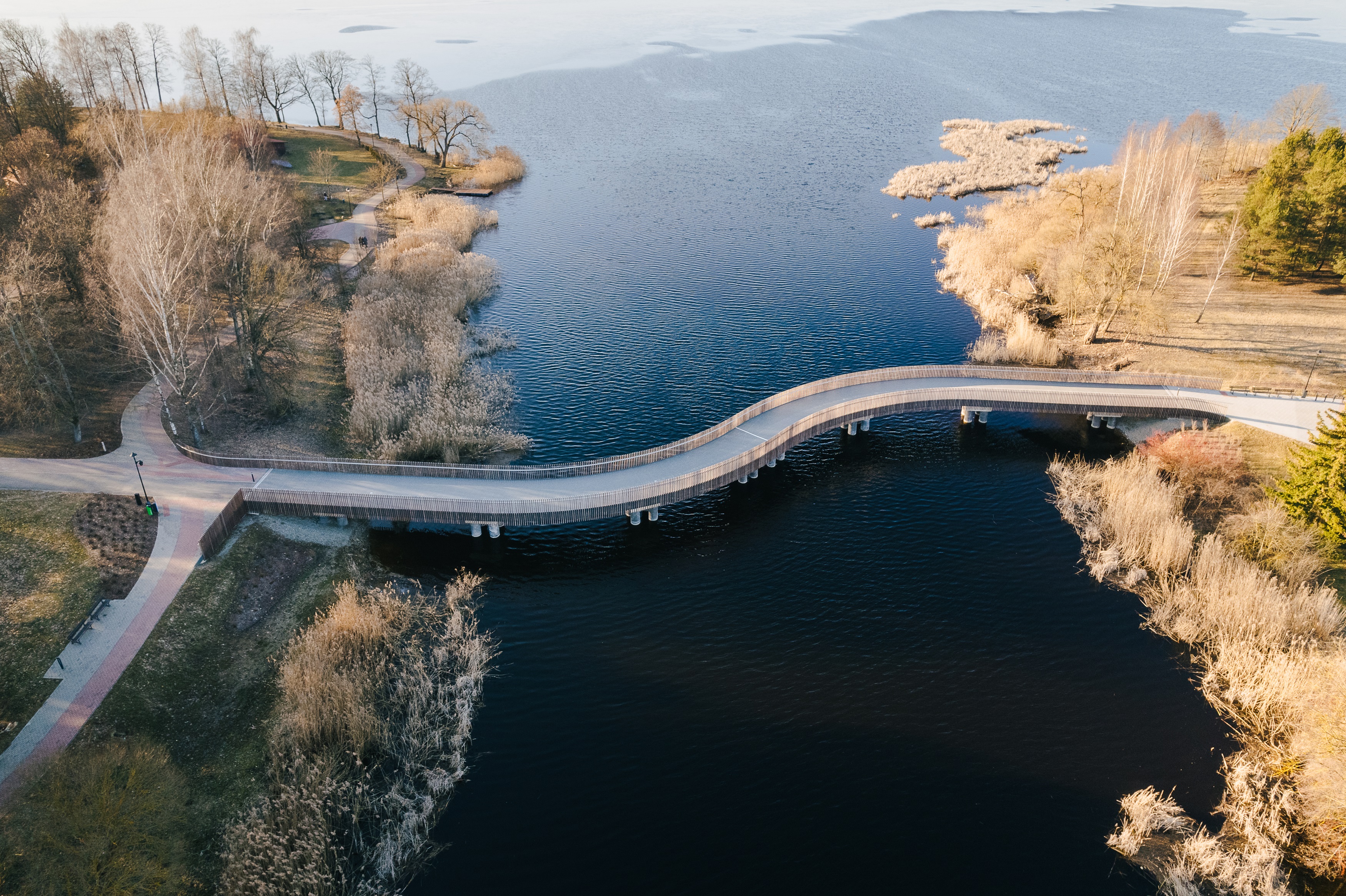 Park and bridge, Biržai by UAB APLAN - Architizer