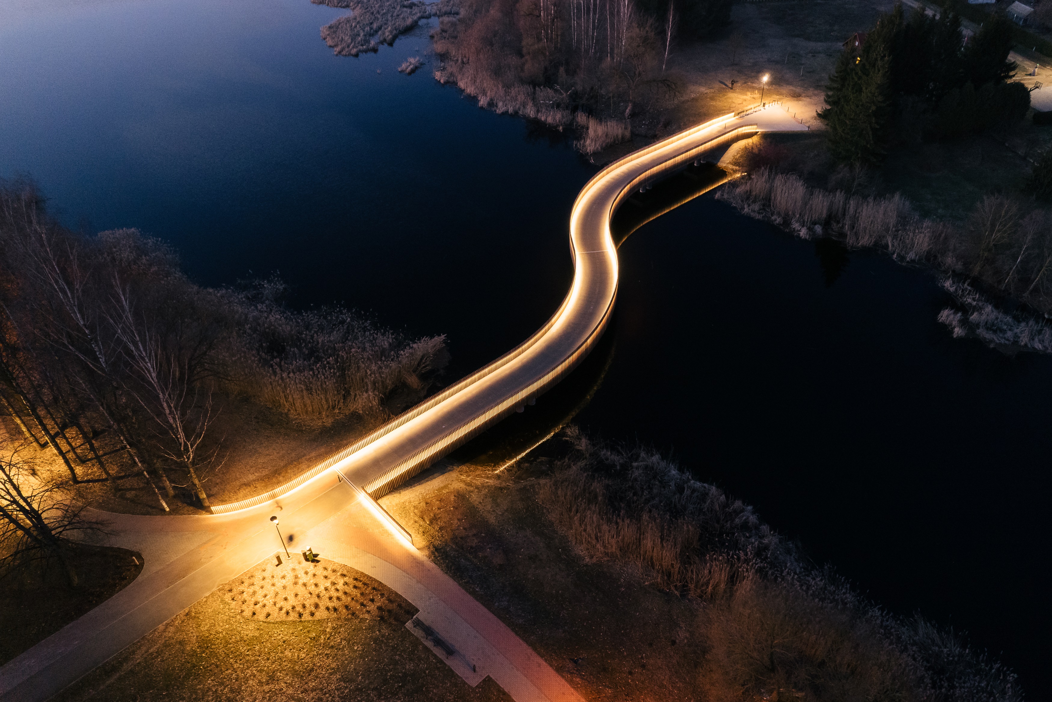Park and bridge, Biržai by UAB APLAN - Architizer